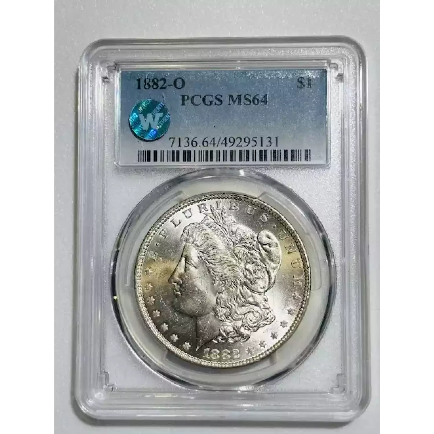 1882-O Morgan Silver Dollar PCGS MS-64 Sight White - Bob Paul Rare Coins