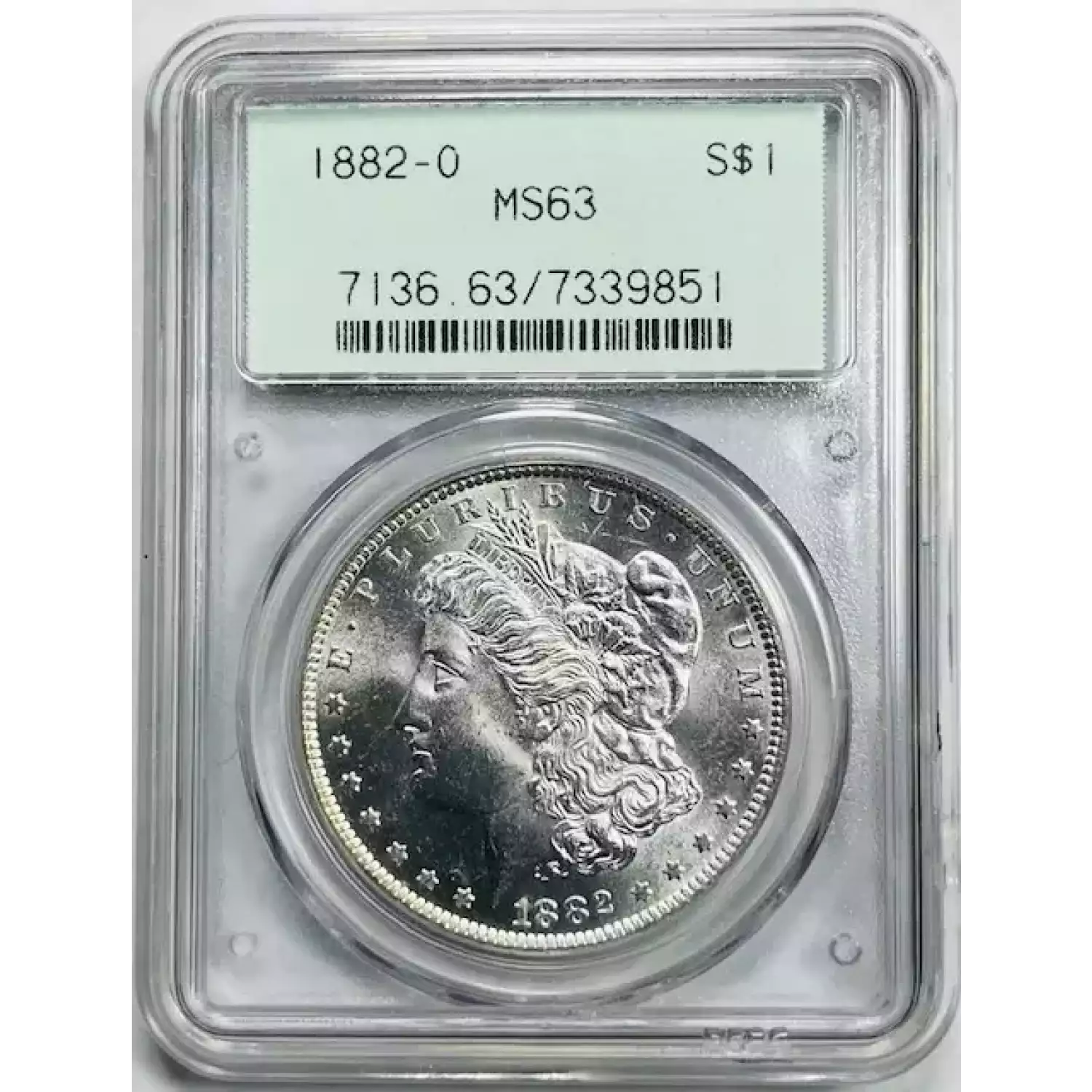 1882-O Morgan Silver Dollar PCGS MS-63 Old Green Holder - Bob Paul Rare ...