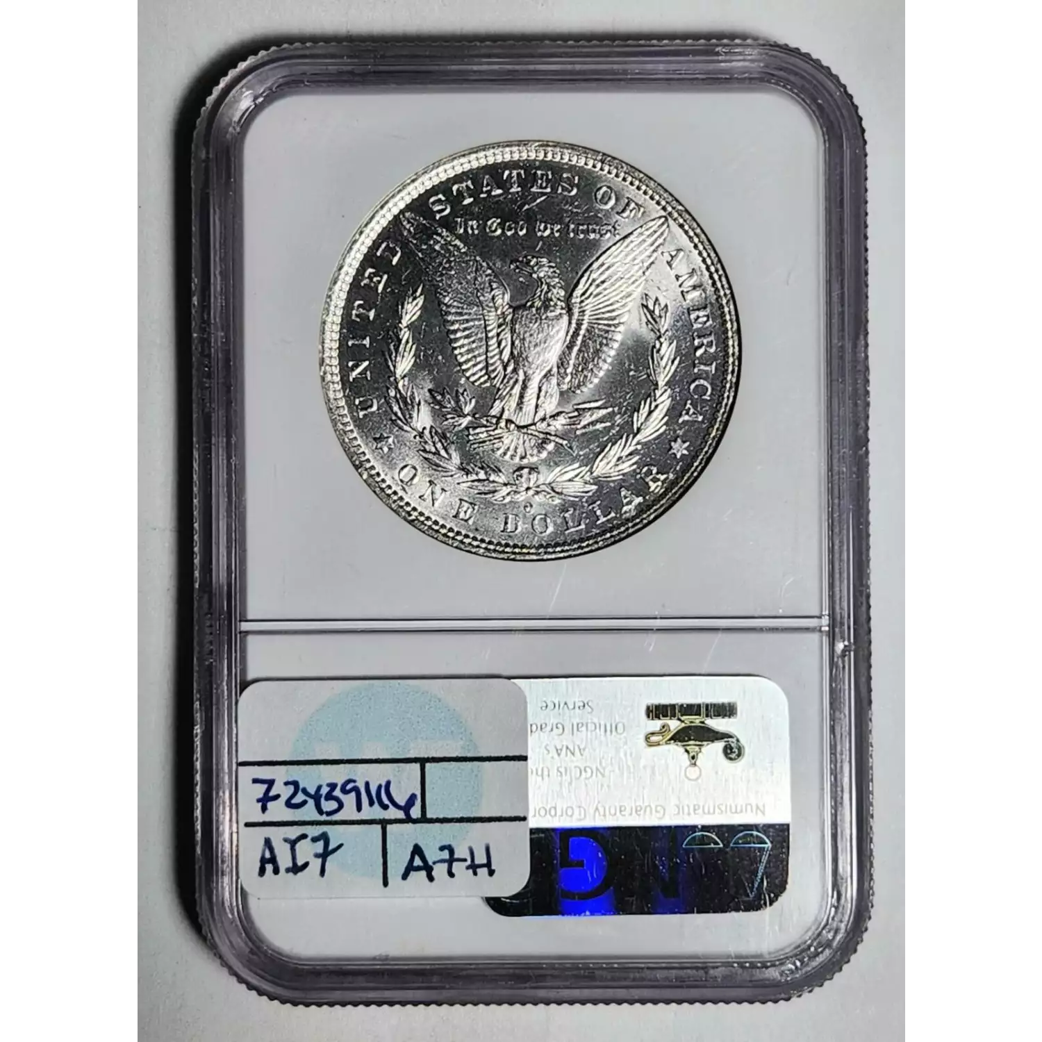 1882-O Morgan Silver Dollar NGC MS-61 O/S VAM-5 BROKEN S - TOP 100 Sight White - Bob Paul Rare Coins