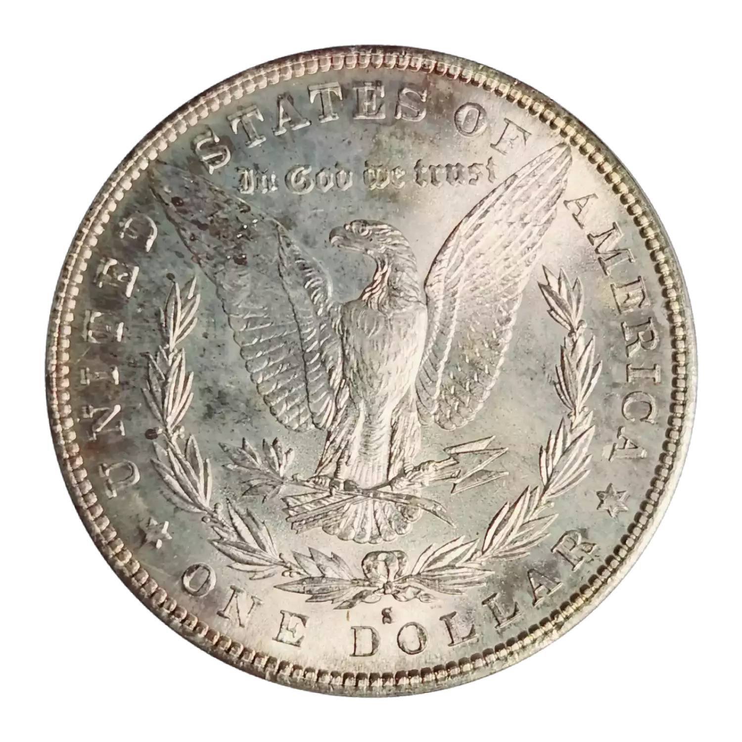 1882-S Morgan Silver Dollar PCGS MS-67+ - COLOR - Bob Paul Rare Coins