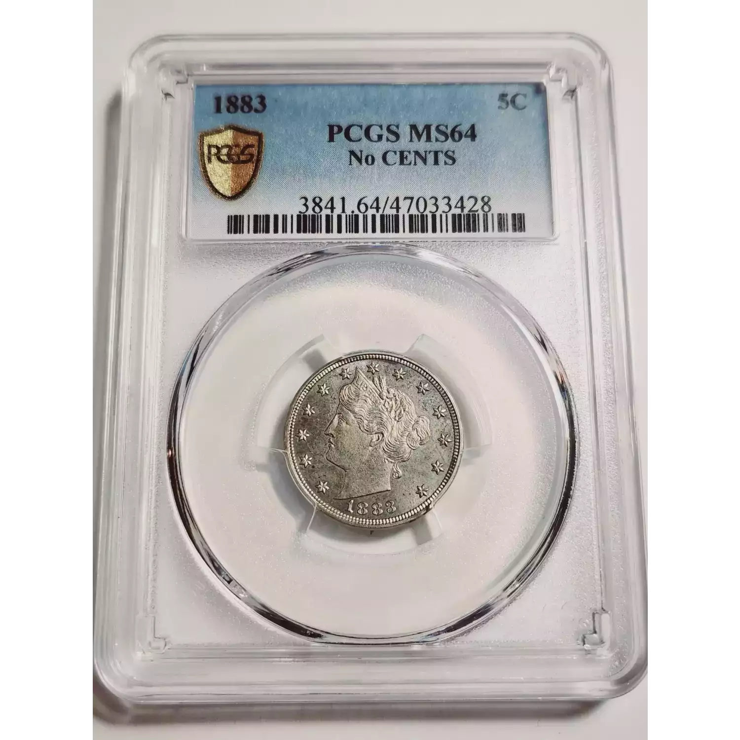 1883 Liberty Head Nickel PCGS MS-64 No CENTS - Bob Paul Rare Coins