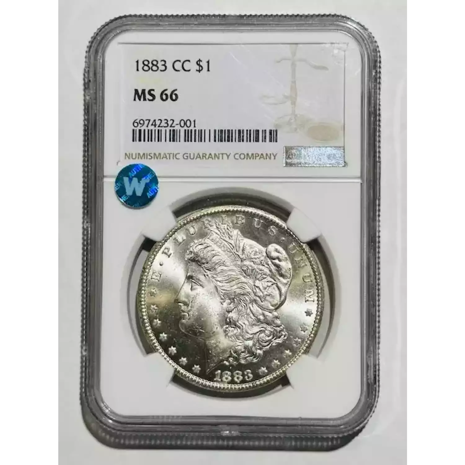 1883-CC Morgan Silver Dollar NGC MS-66 Sight White - Bob Paul Rare Coins