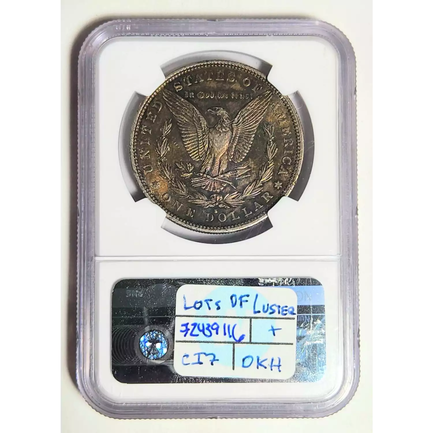 1883-S Morgan Silver Dollar NGC AU-58 - LOTS OF LUSTER + - Bob Paul ...