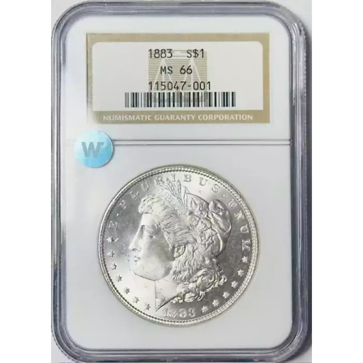 1883 Morgan Silver Dollar NGC MS-66 Sight White - Bob Paul Rare Coins