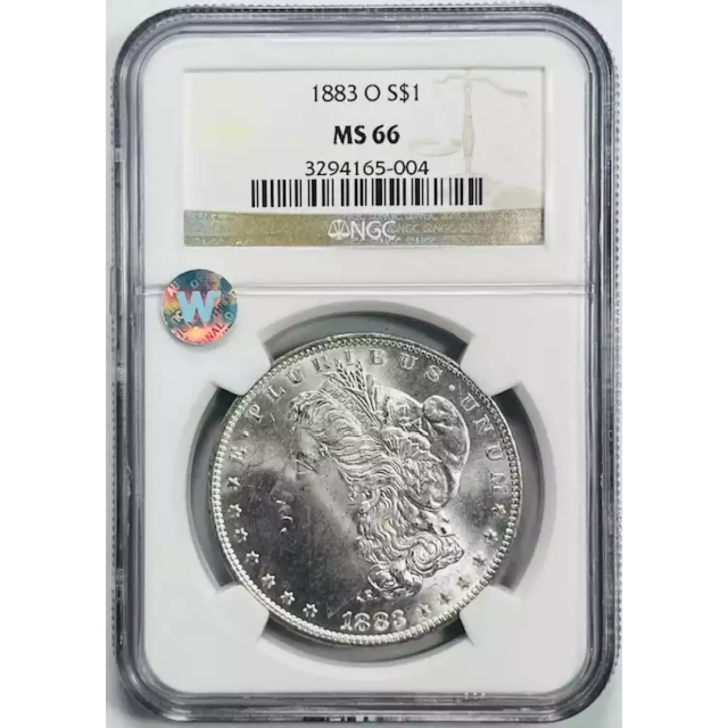 1883-O Morgan Silver Dollar NGC MS-66 Sight White - Bob Paul Rare Coins