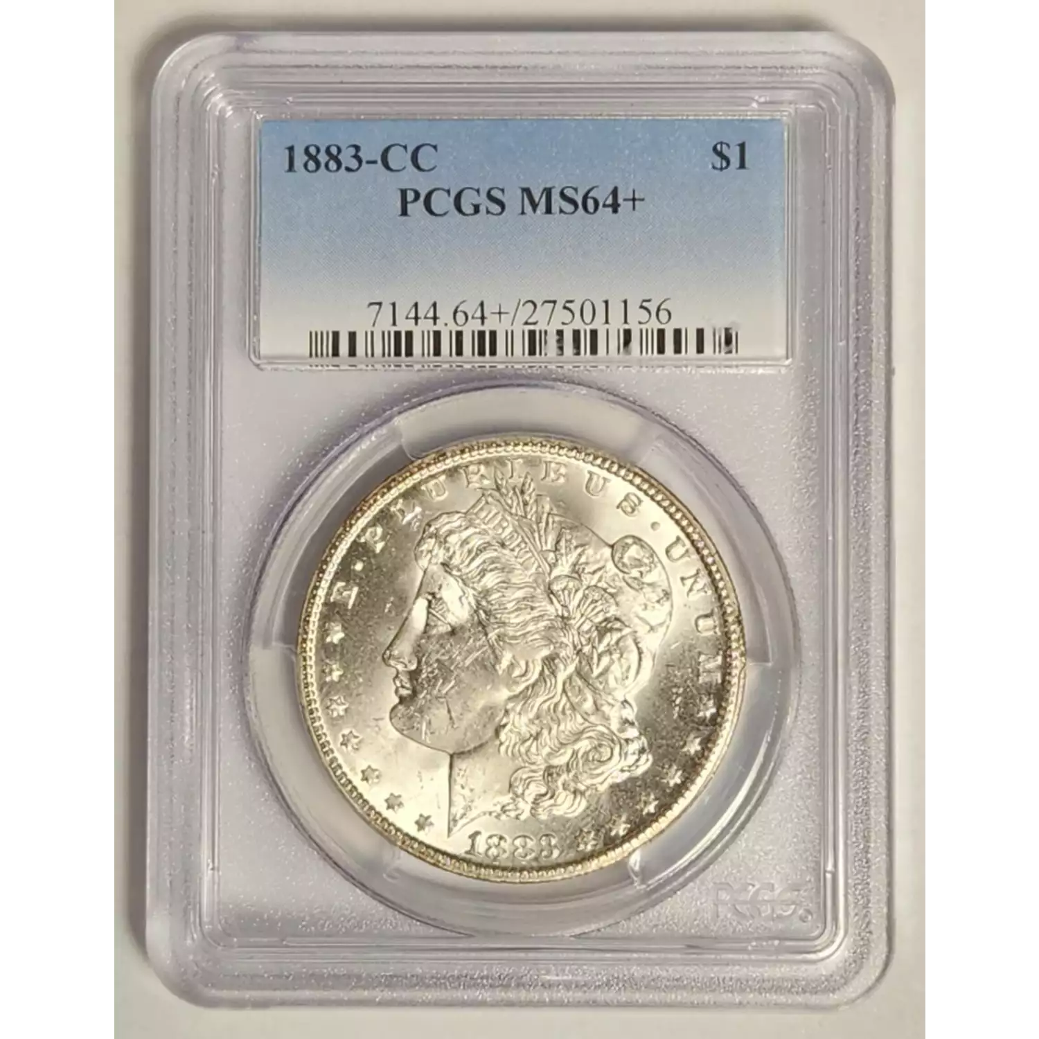 1883-CC Morgan Silver Dollar PCGS MS-64+ - Bob Paul Rare Coins