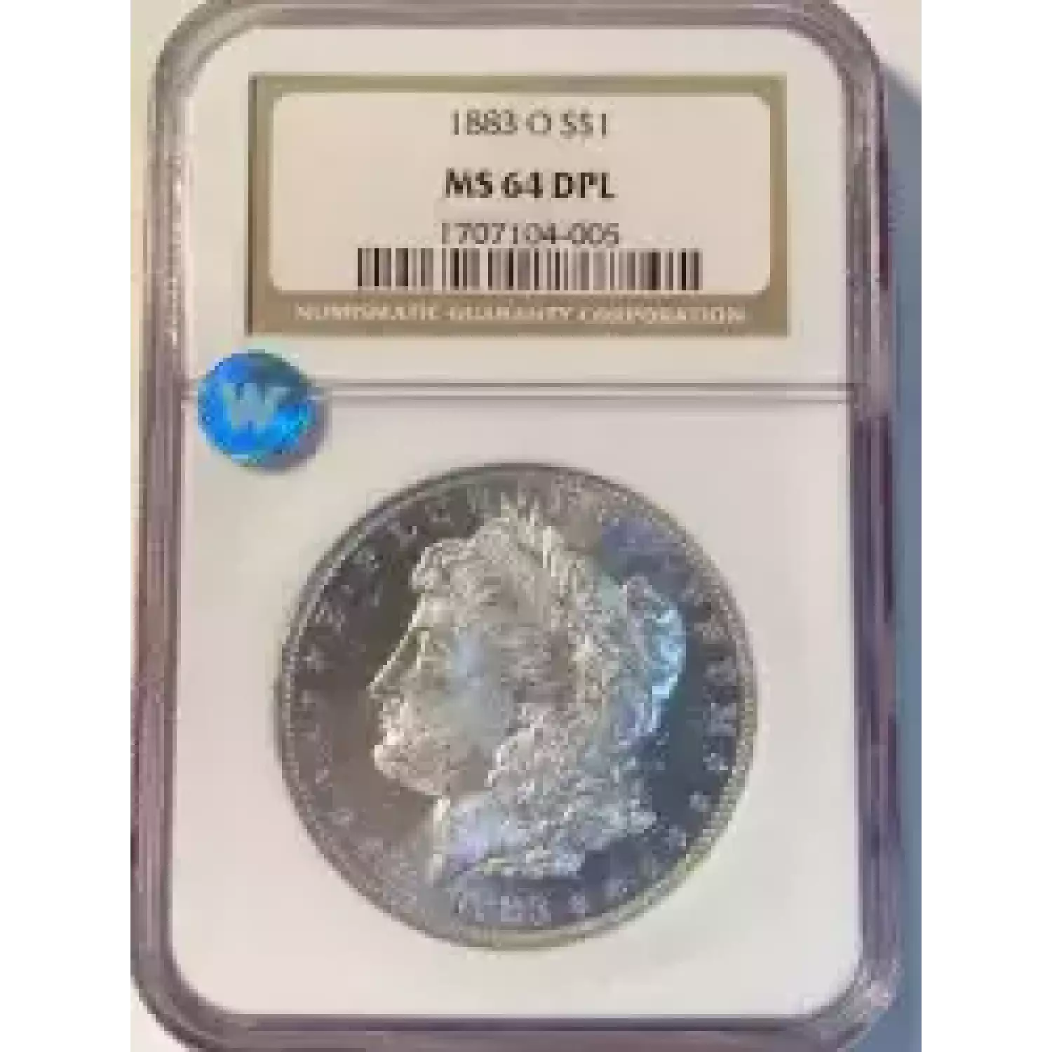 1883-O Morgan Silver Dollar NGC MS-64 DPL Sight White - Bob Paul Rare Coins