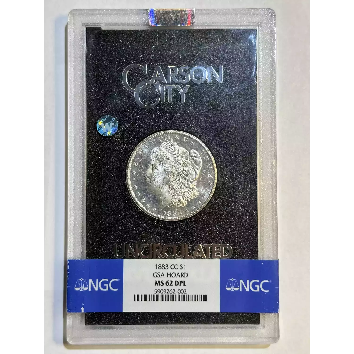 1883-CC Morgan Silver Dollar NGC MS-62 DPL GSA HOARD Sight White - Bob Paul Rare Coins