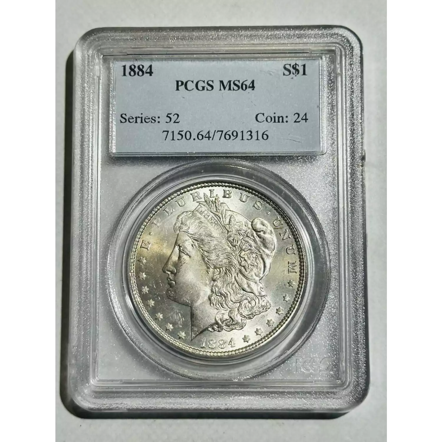 1884 Morgan Silver Dollar PCGS MS-64 - Bob Paul Rare Coins