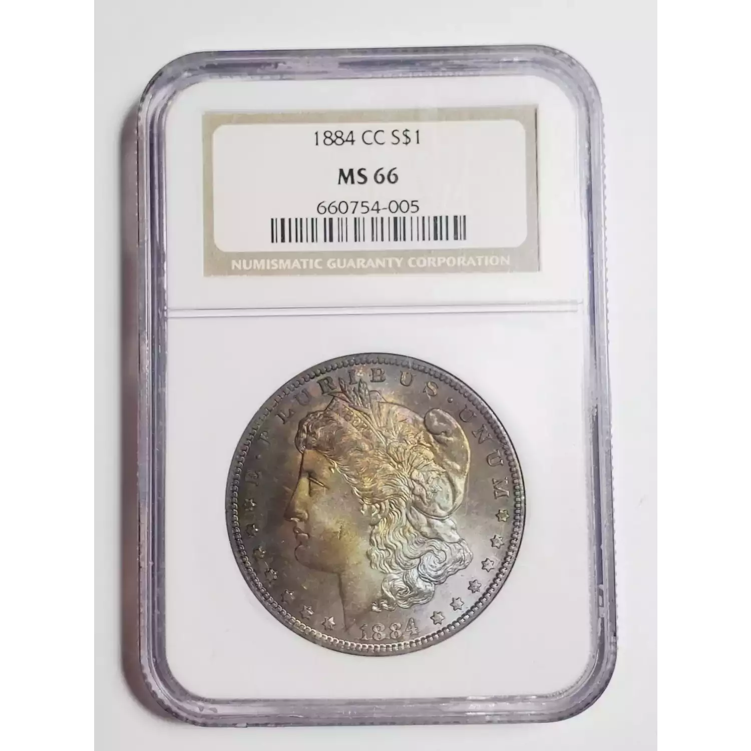 1884-CC Morgan Silver Dollar NGC MS-66 - Bob Paul Rare Coins