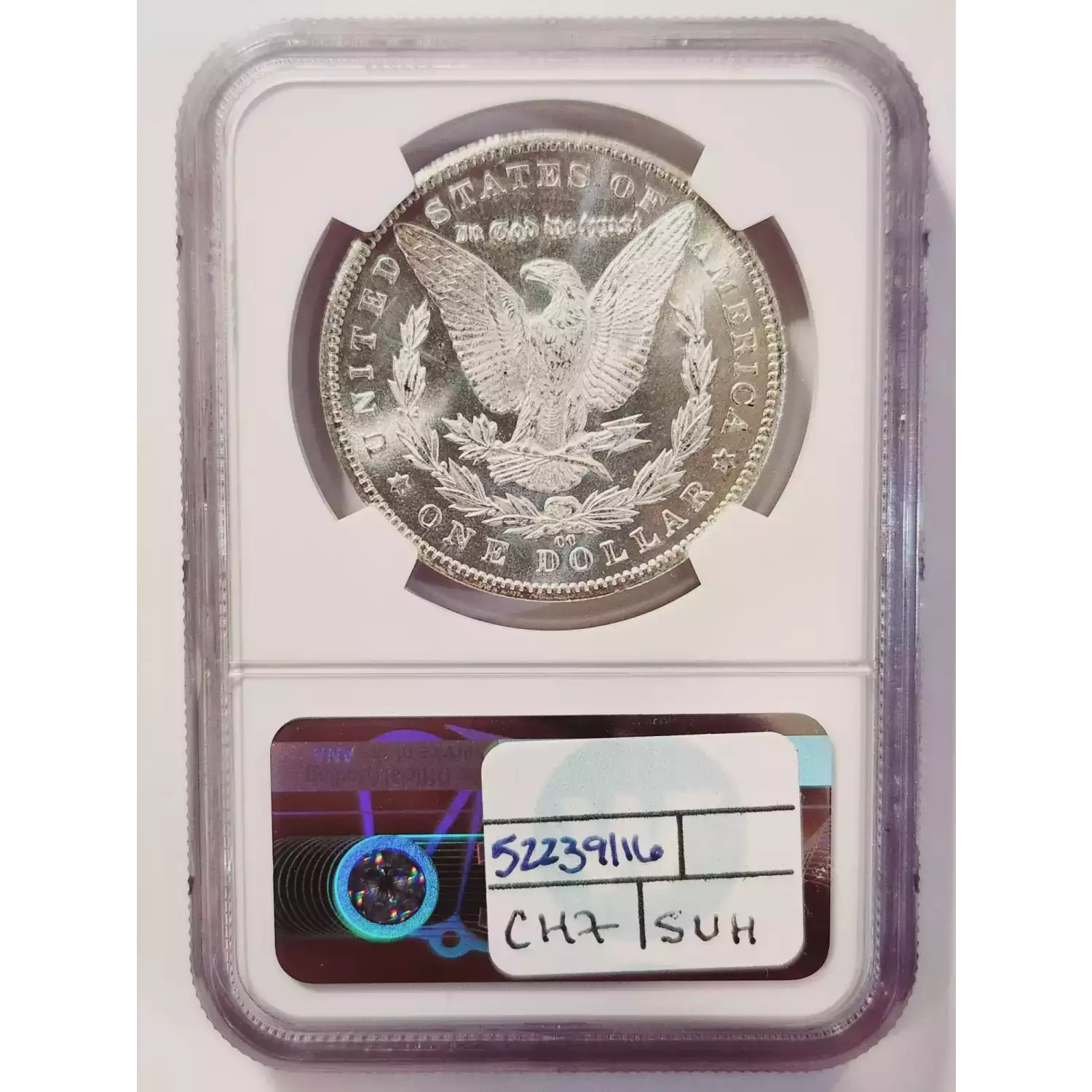 1884-CC Morgan Silver Dollar NGC MS-65 CAC, Sight White - Bob Paul Rare Coins