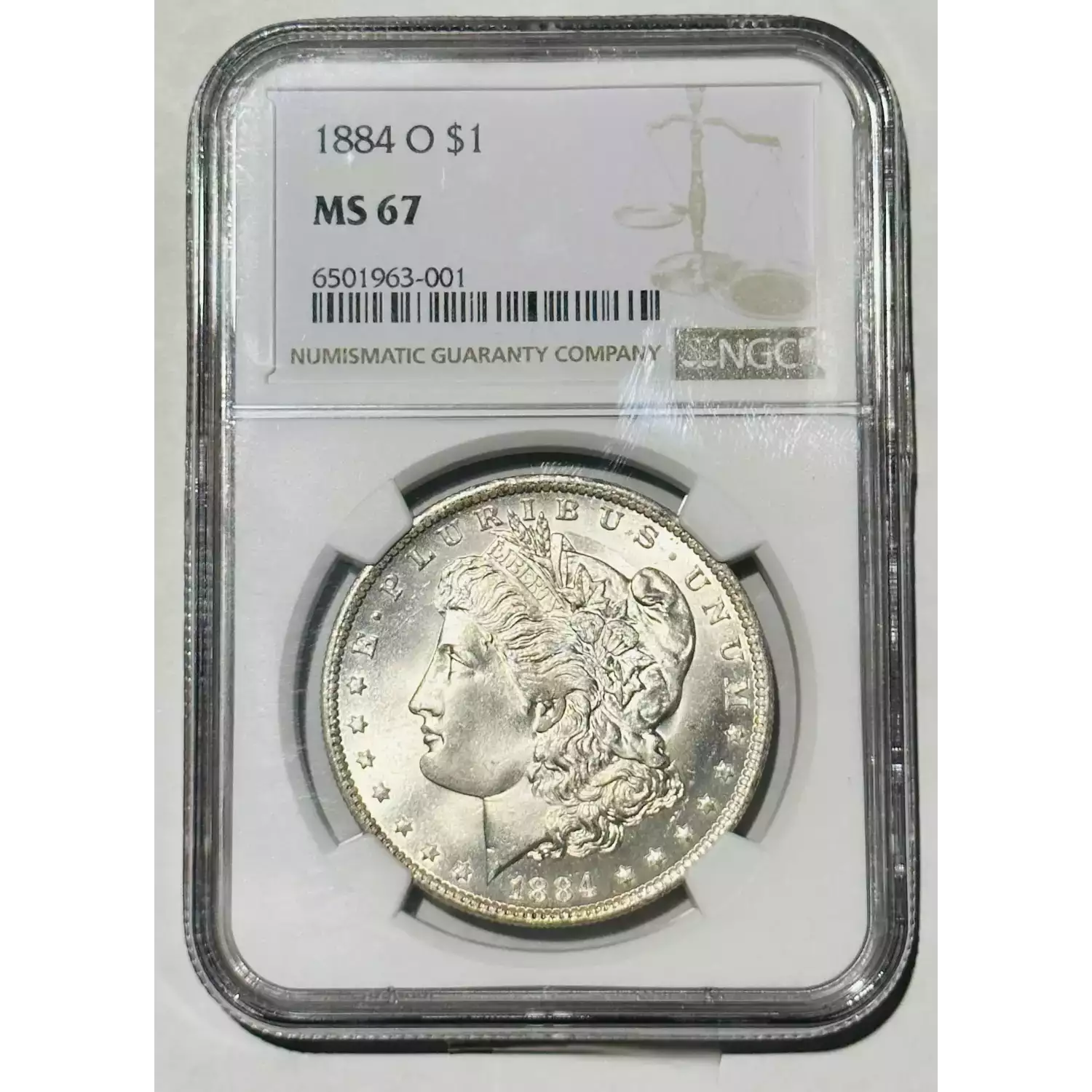1884-O Morgan Silver Dollar NGC MS-67 - WOW! - Bob Paul Rare Coins