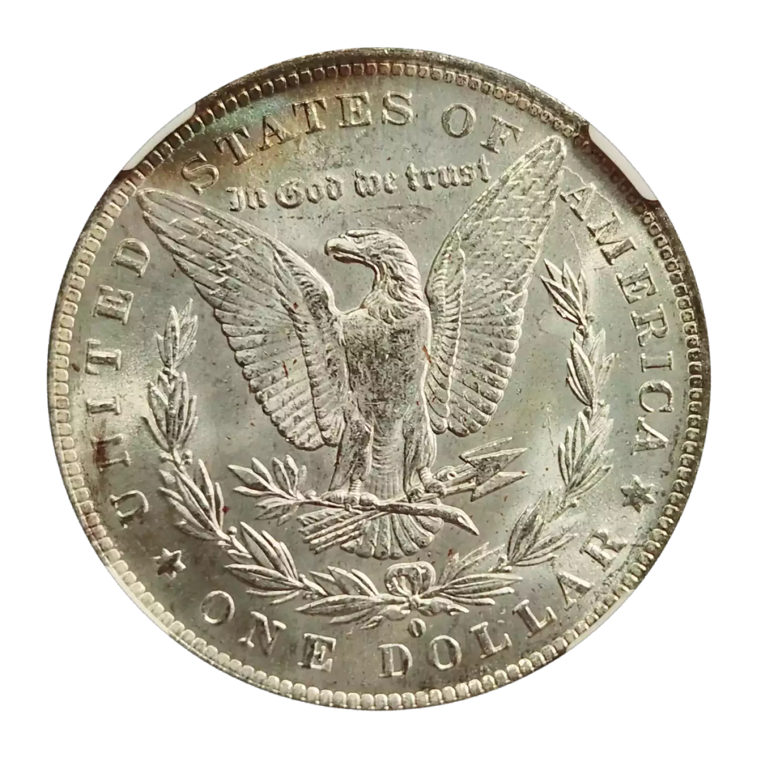 1884-O Morgan Silver Dollar NGC MS-64 - RAINBOW - Bob Paul Rare Coins