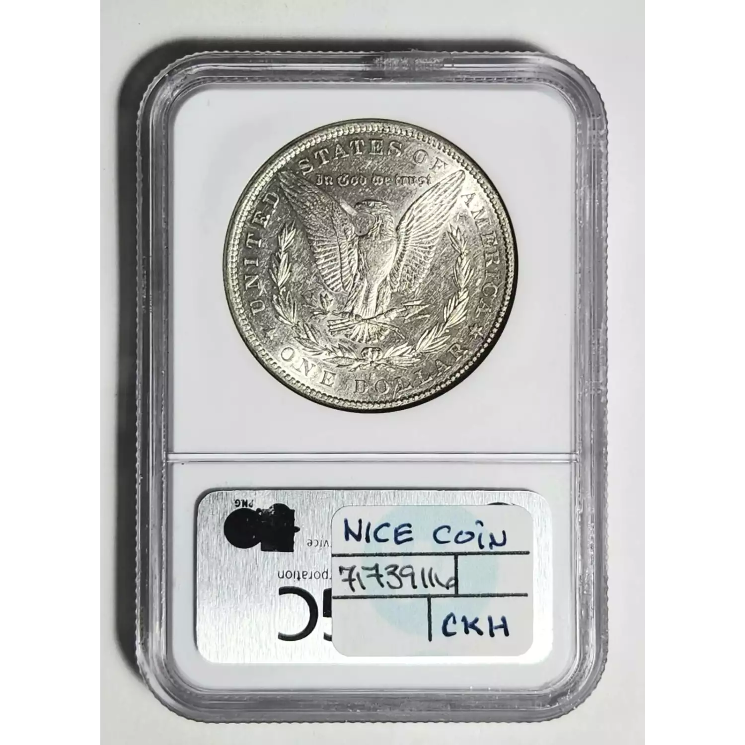 1884-S Morgan Silver Dollar NGC AU-50 - NICE COIN Sight White - Bob Paul Rare Coins