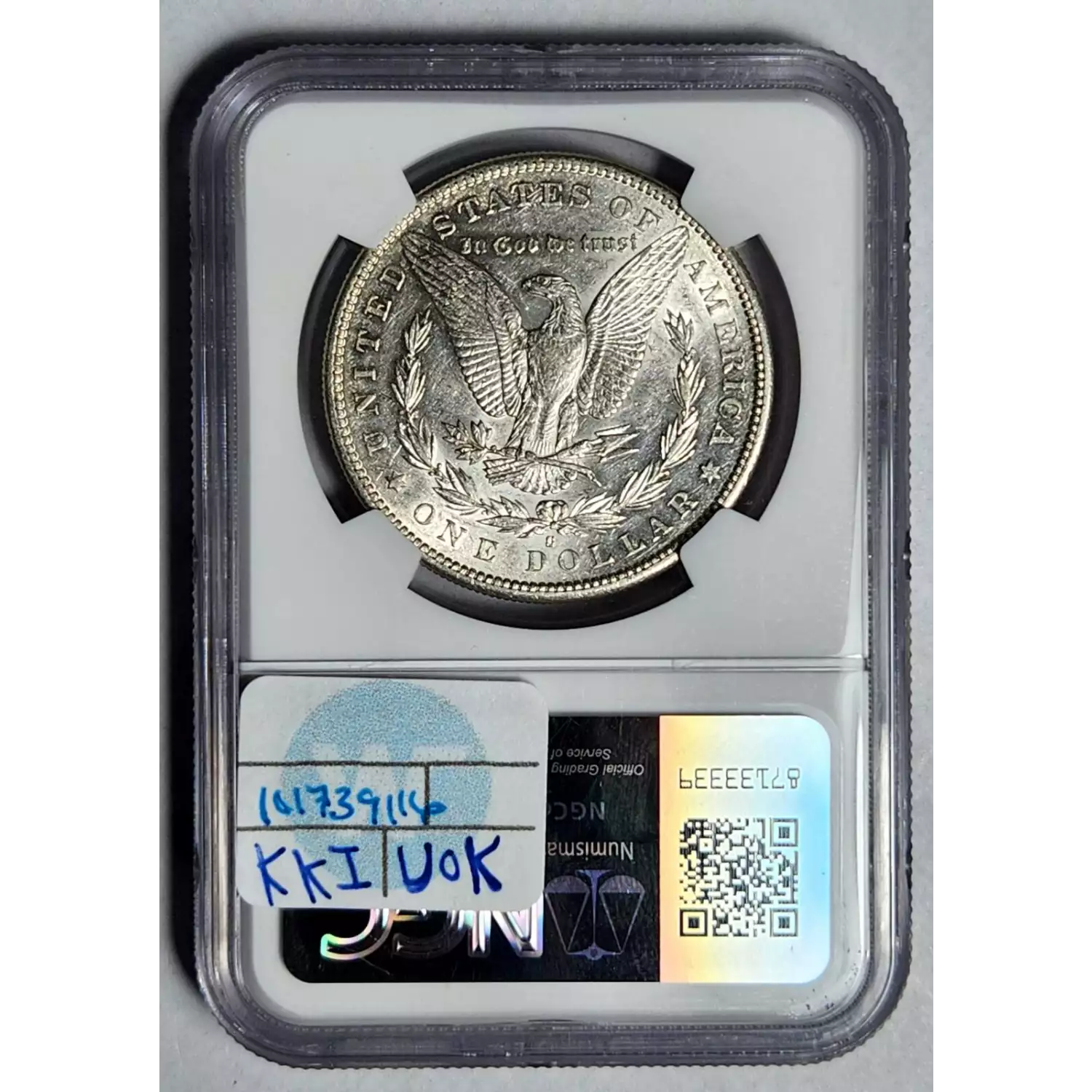 1884-S Morgan Silver Dollar NGC AU-55 Sight White - Bob Paul Rare Coins