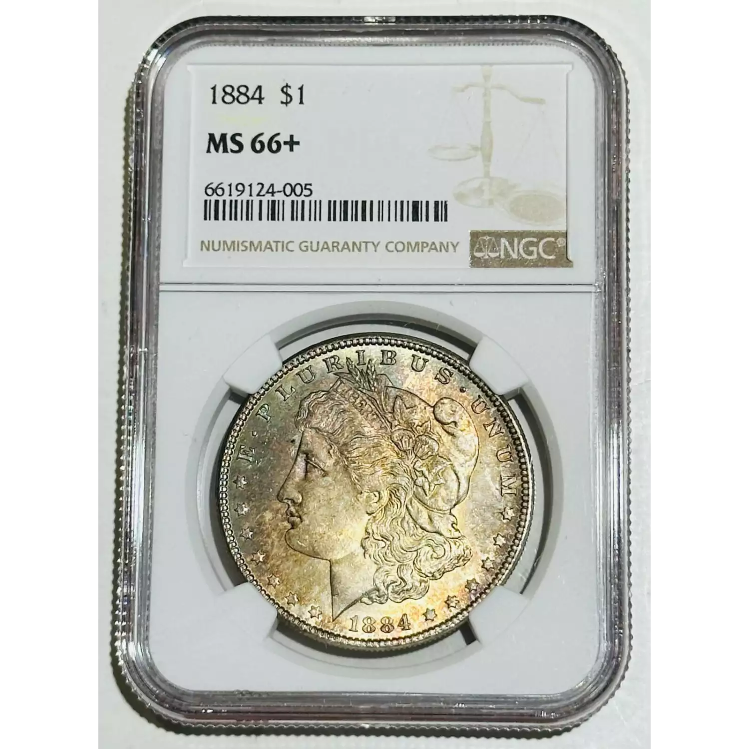 1884 Morgan Silver Dollar NGC MS-66+ - Bob Paul Rare Coins