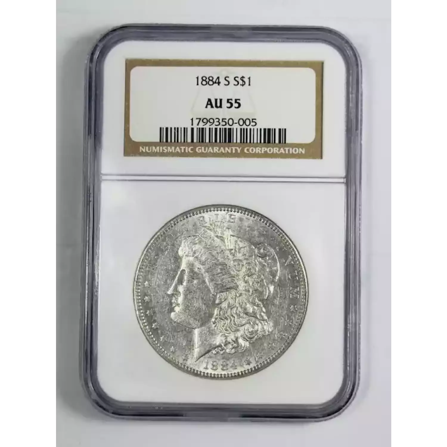 1884-S Morgan Silver Dollar NGC AU-55 - Bob Paul Rare Coins