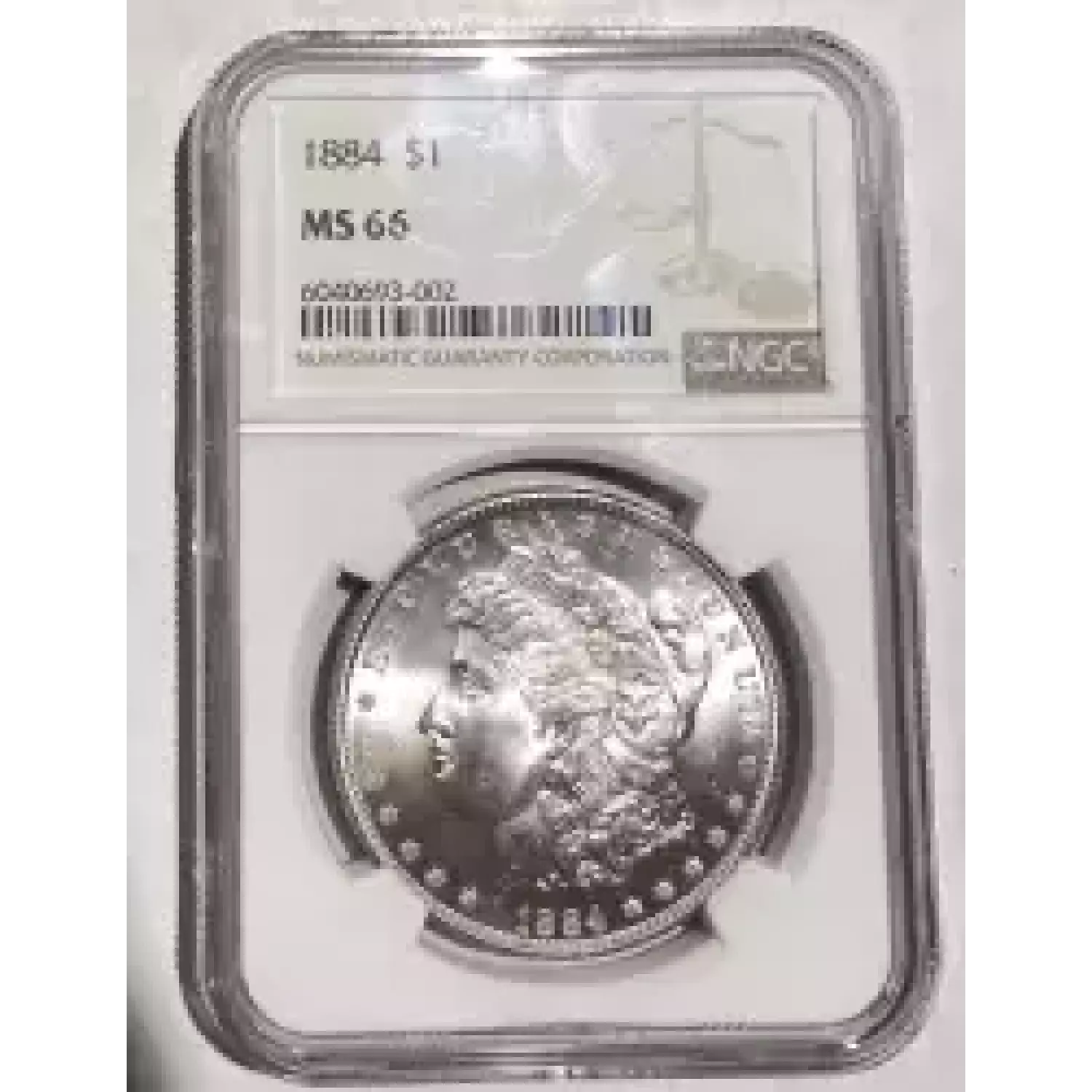 1884 Morgan Silver Dollar NGC MS-66 - Bob Paul Rare Coins