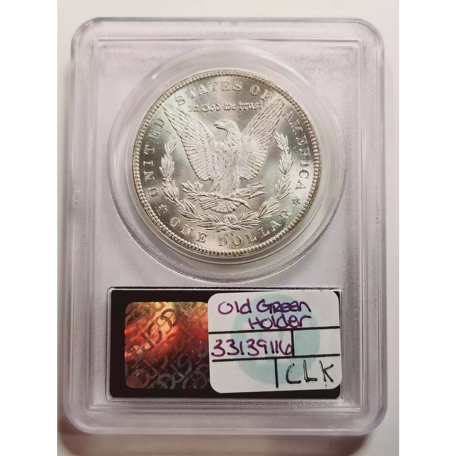 1884-CC Morgan Silver Dollar PCGS MS-64 - OLD GREEN HOLDER - OGH - Bob Paul Rare Coins