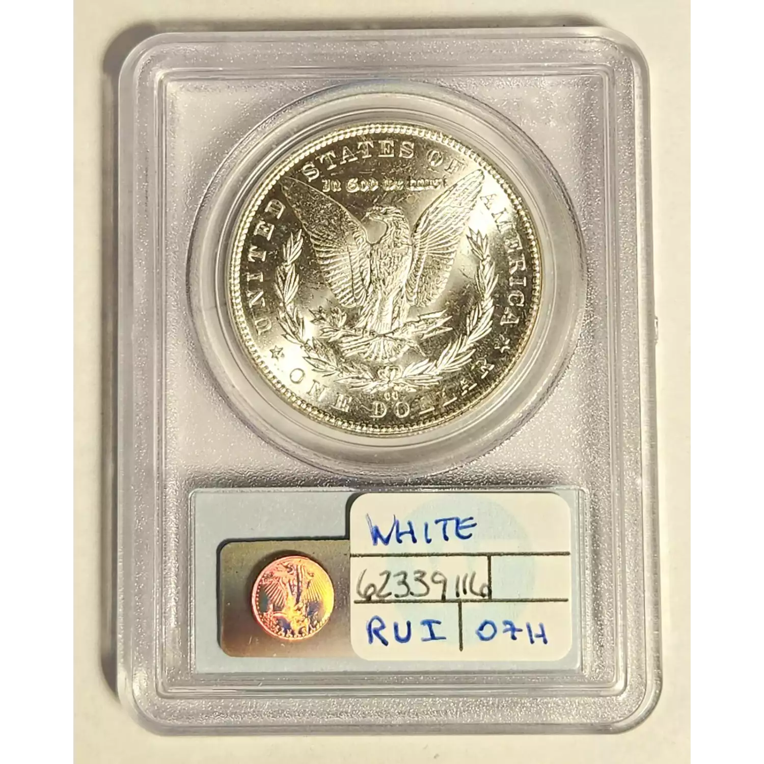 1884-CC Morgan Silver Dollar PCGS MS-65 - WHITE CAC - Bob Paul Rare Coins