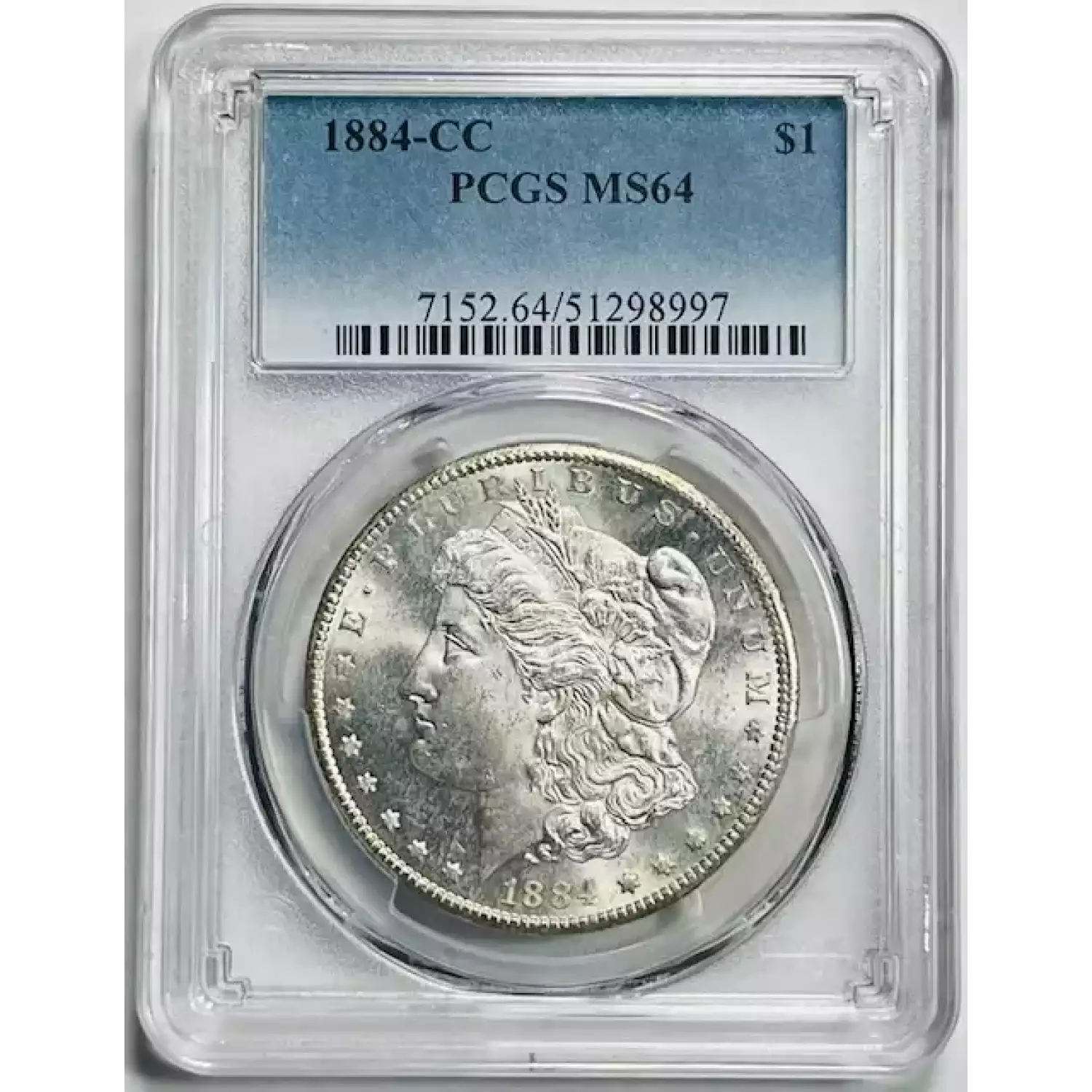 1884-CC Morgan Silver Dollar PCGS MS-64 - Bob Paul Rare Coins