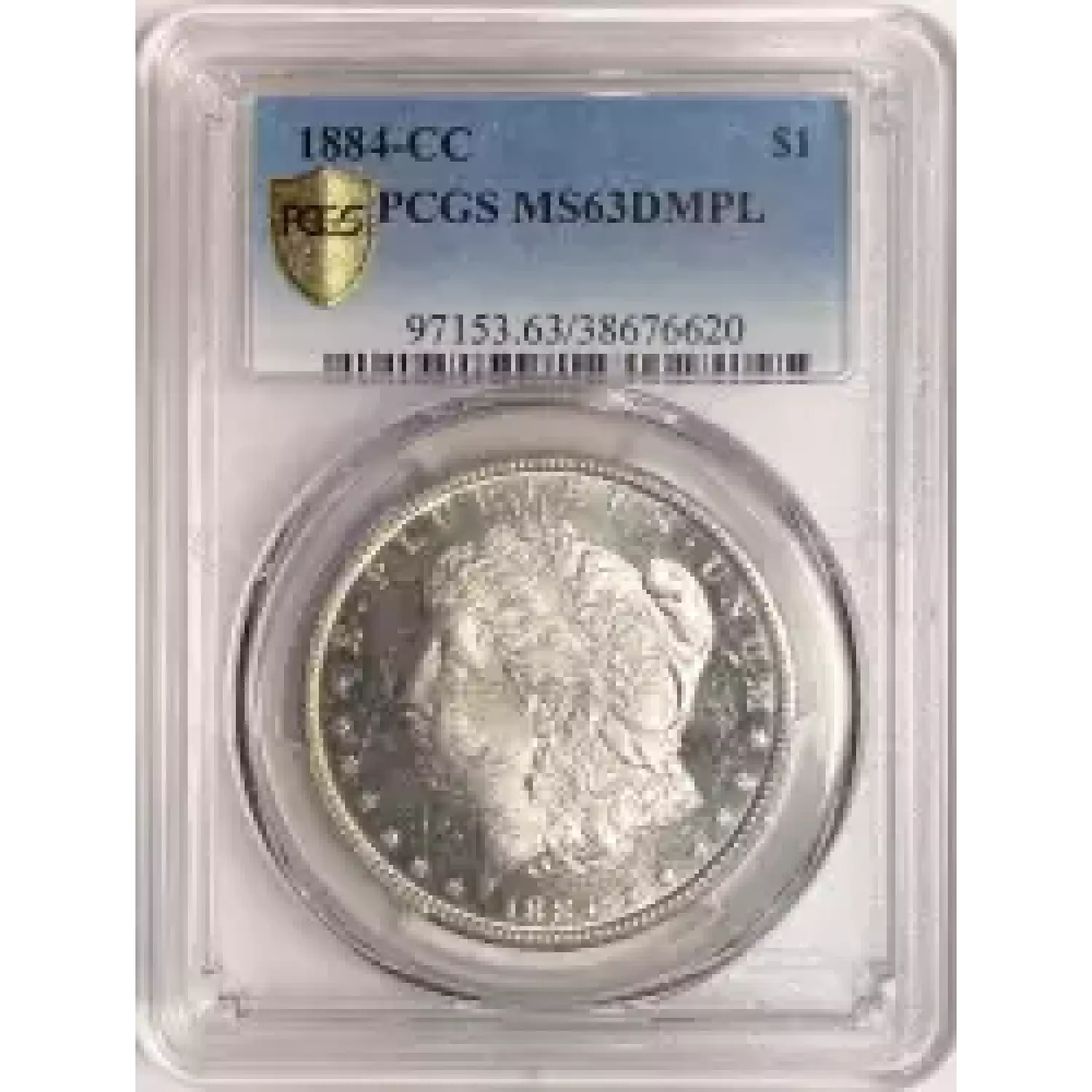 1884-CC DMPL PCGS MS-63 - Bob Paul Rare Coins