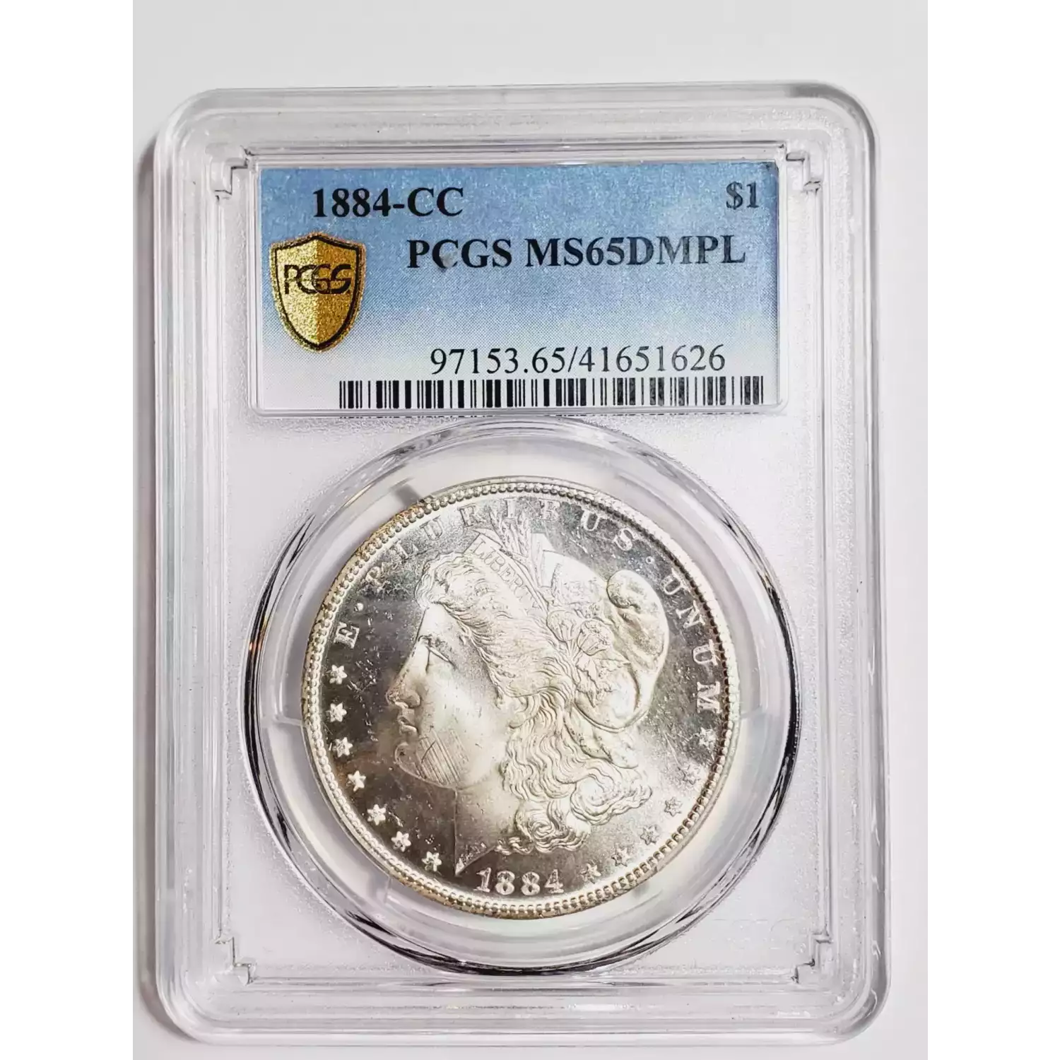 1884-CC Morgan Silver Dollar PCGS MS-65 DMPL - Bob Paul Rare Coins