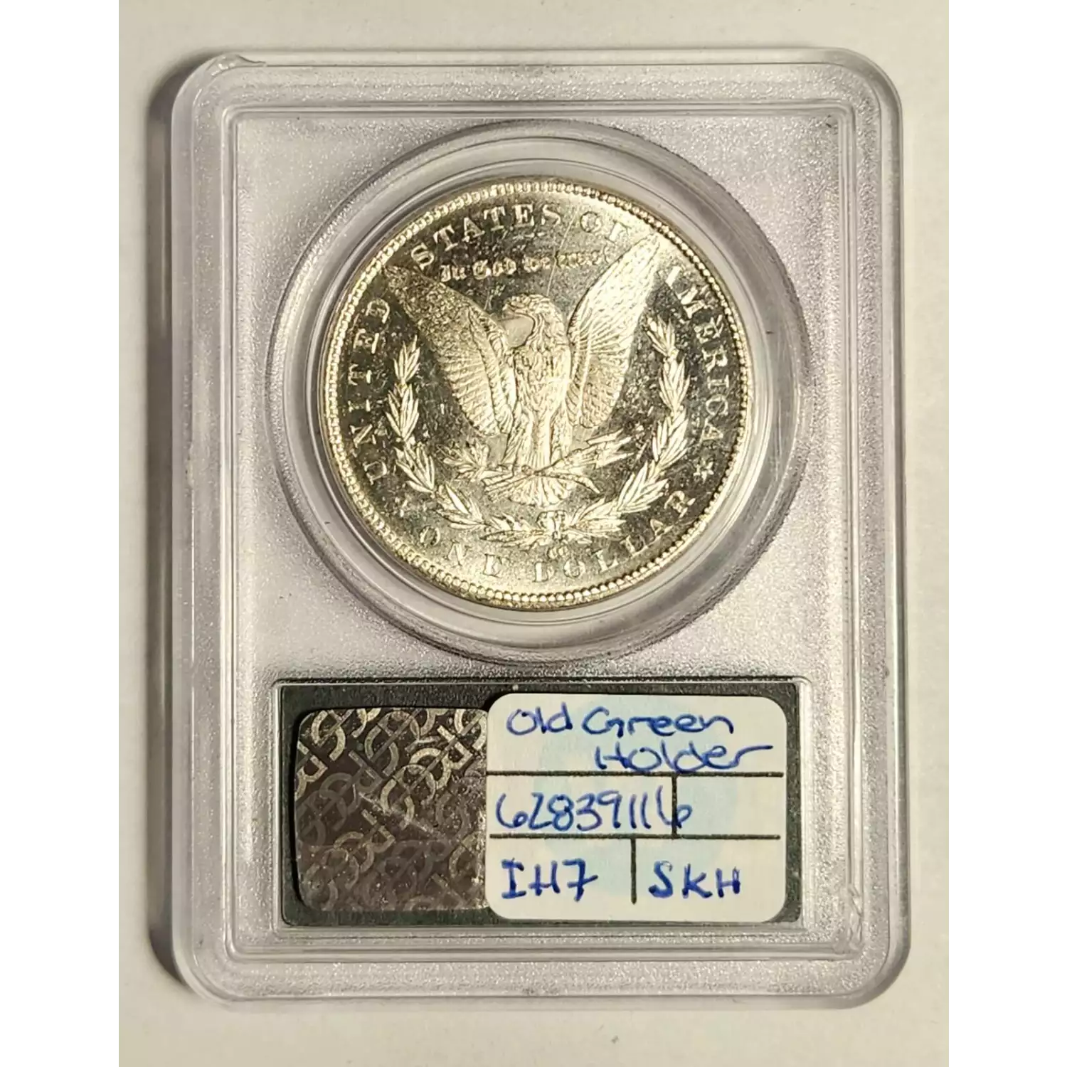 1884-CC Morgan Silver Dollar PCGS MS-63 DMPL - OLD GREEN HOLDER - OGH - Bob Paul Rare Coins