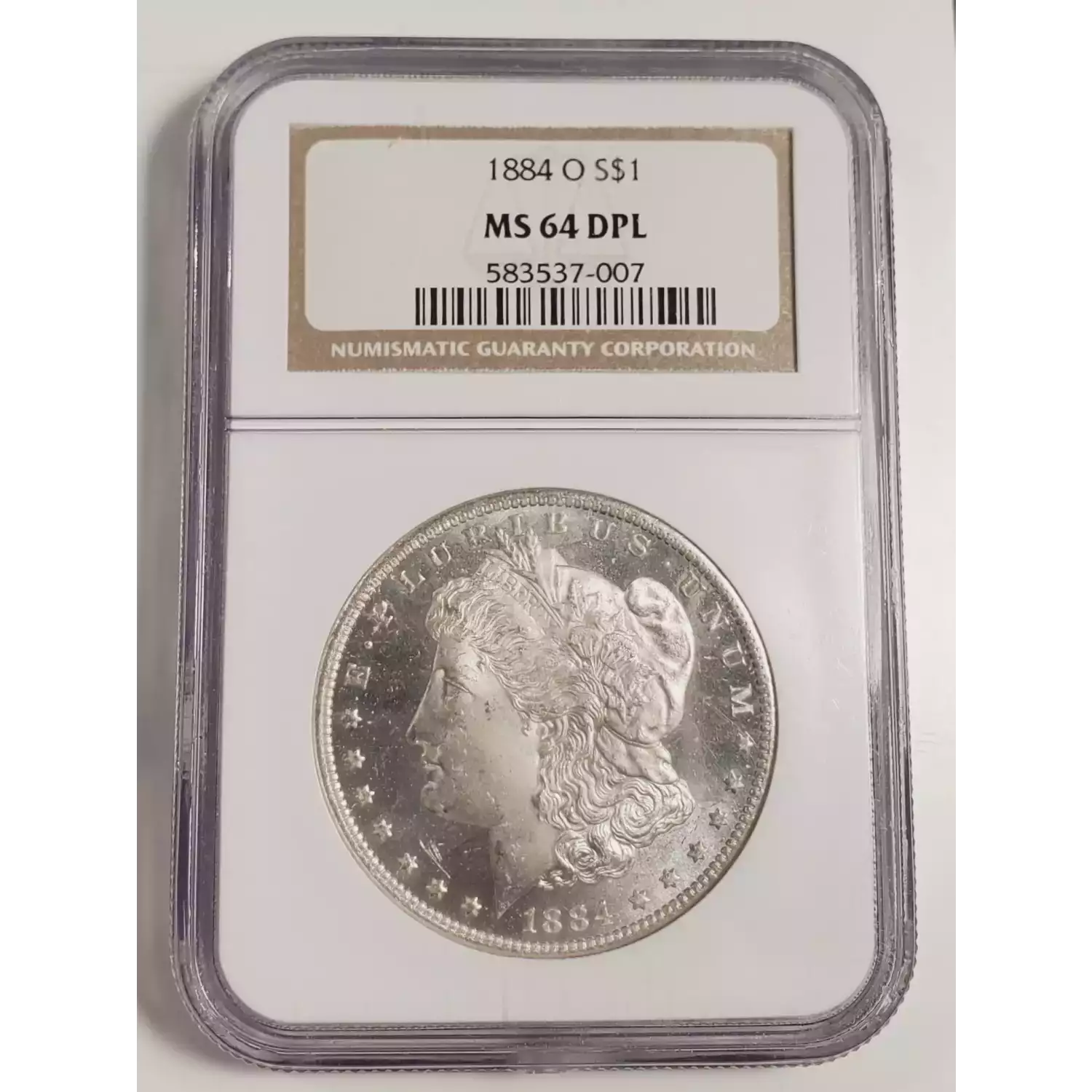 1884-O Morgan Silver Dollar NGC MS-64 DPL (White) - Bob Paul Rare Coins