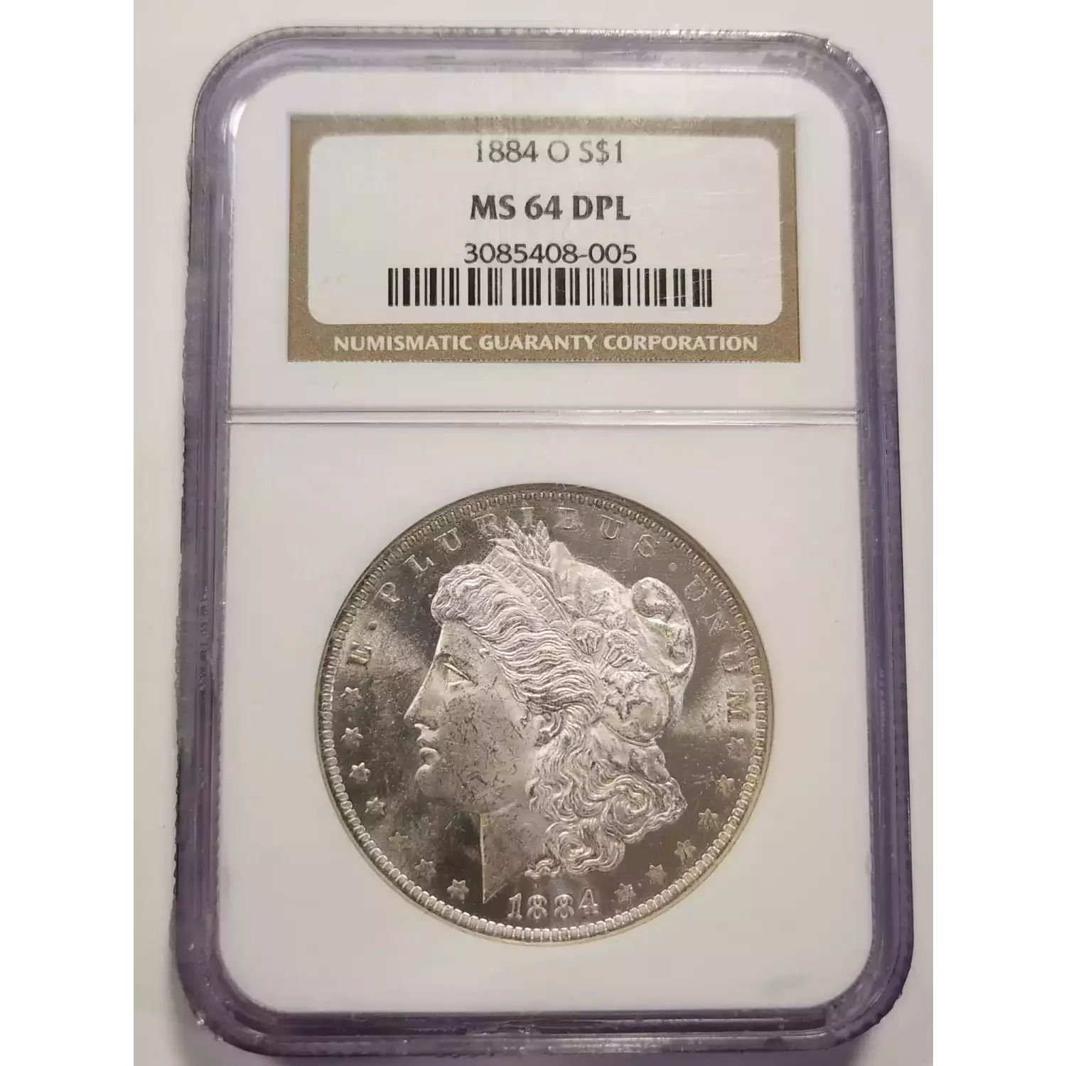 1884-O Morgan Silver Dollar NGC MS-64 DPL - Bob Paul Rare Coins