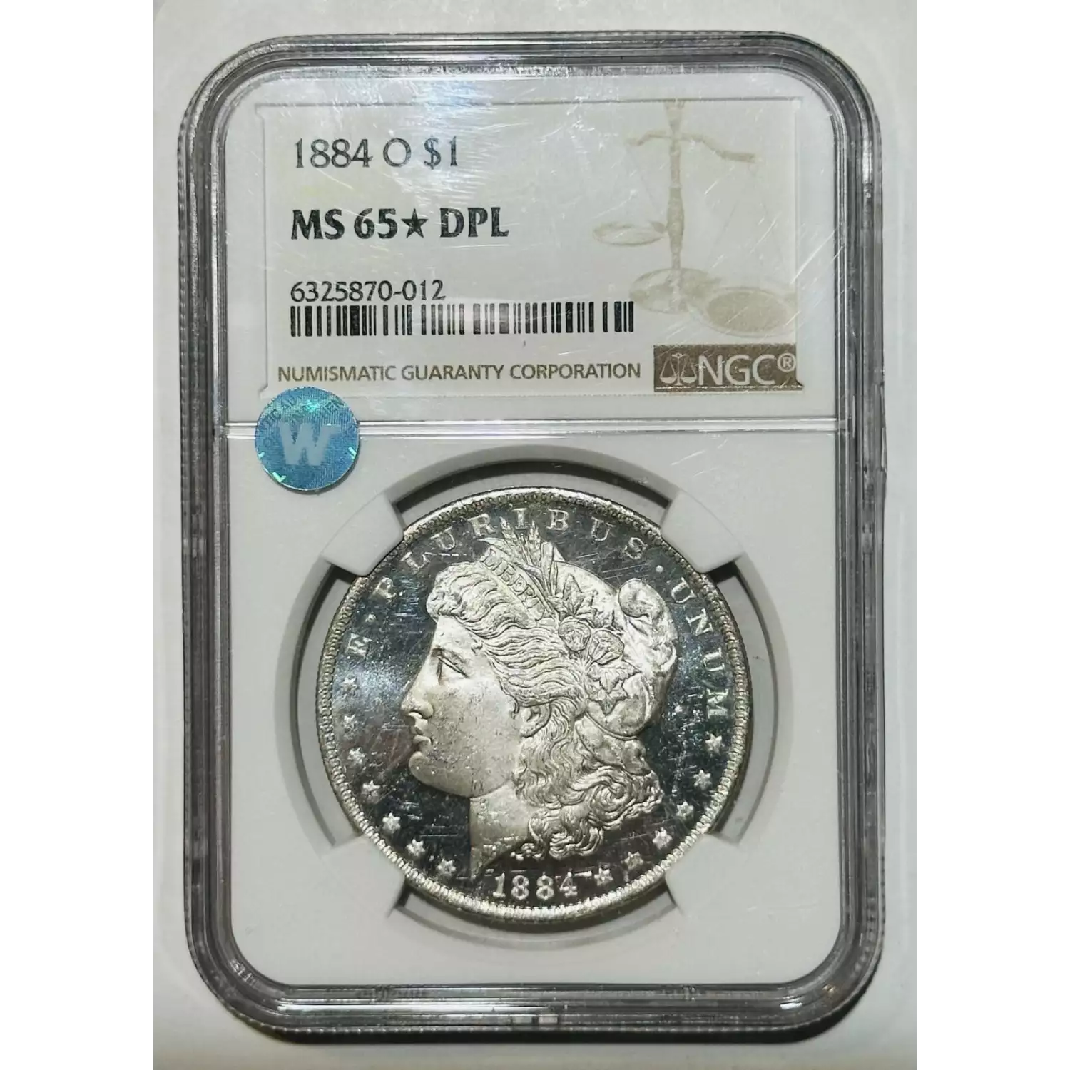 1884-O Morgan Silver Dollar NGC MS-65* DPL Sight White - Bob Paul Rare Coins