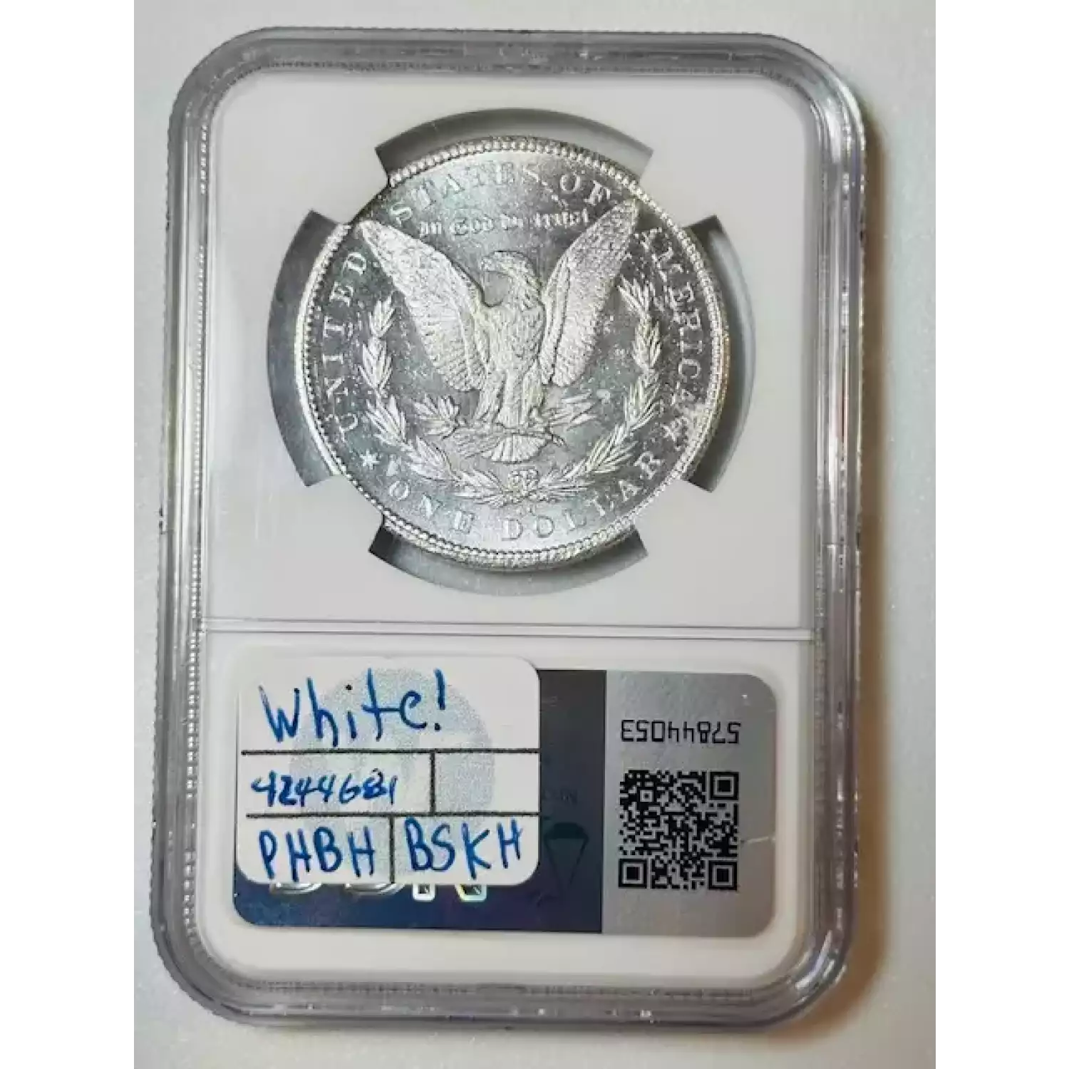 1884-CC Morgan Silver Dollar NGC MS-65 DPL PQ! White Morgan! - Bob Paul Rare Coins