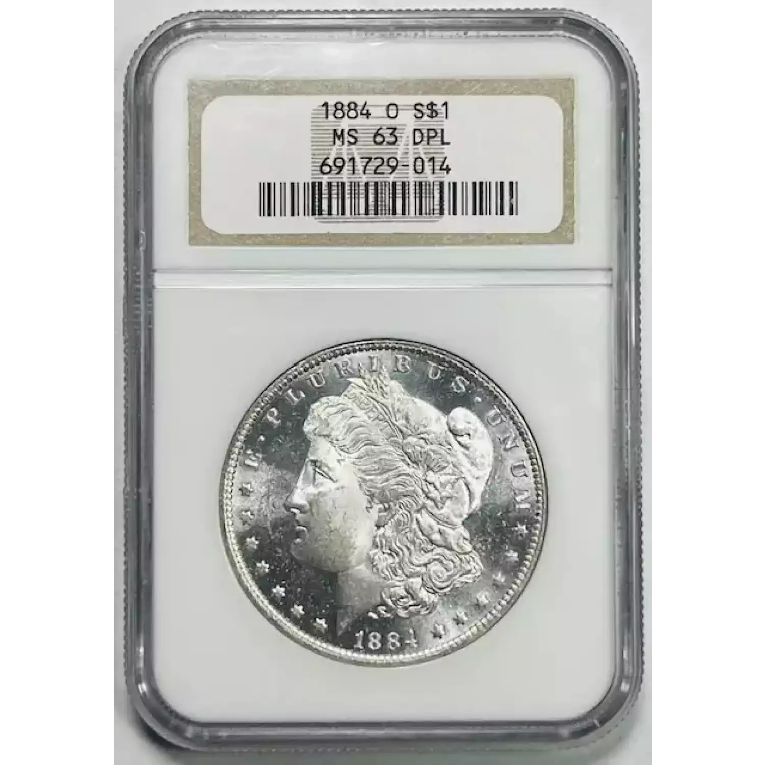 1884-O Morgan Silver Dollar NGC MS-63 DPL White! - Bob Paul Rare Coins
