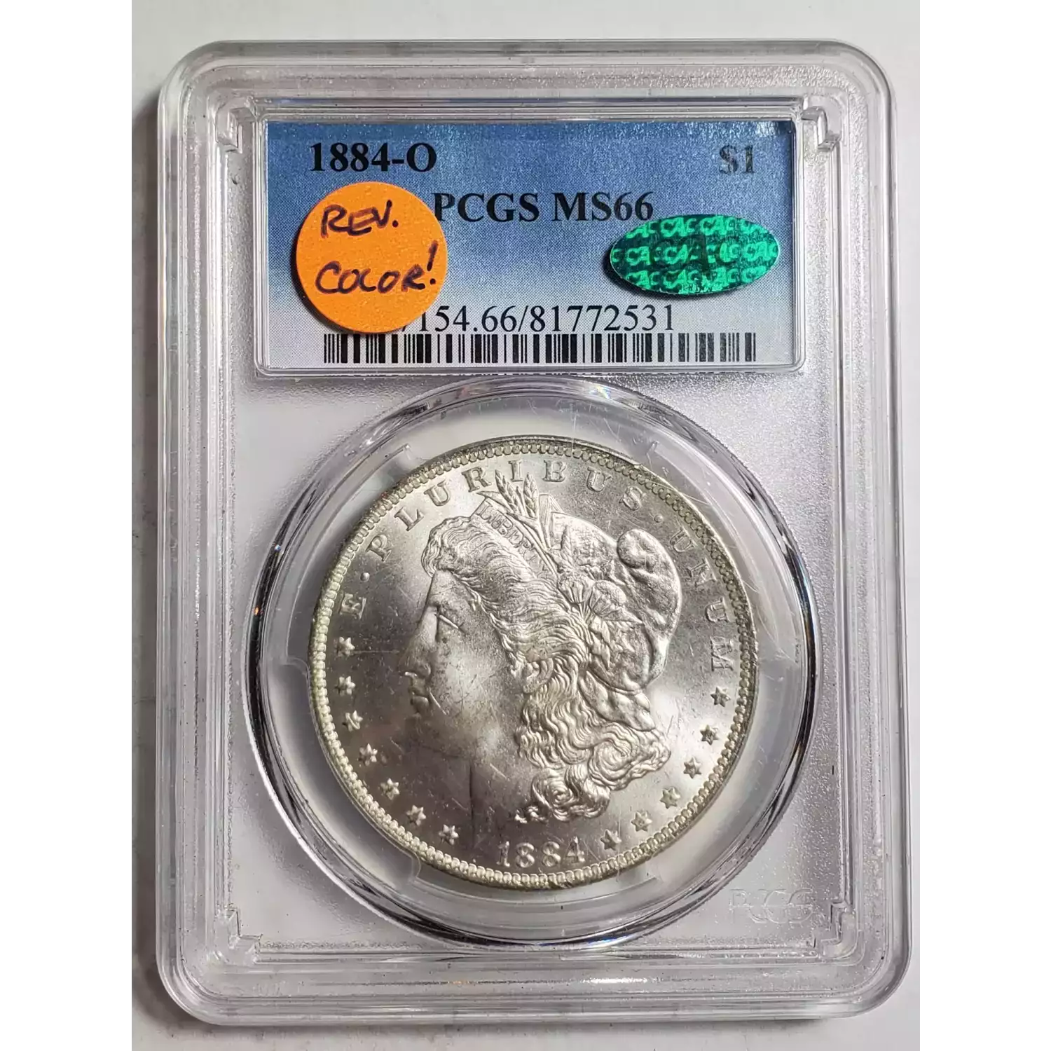 1884-O Morgan Silver Dollar PCGS MS-66 CAC - Bob Paul Rare Coins