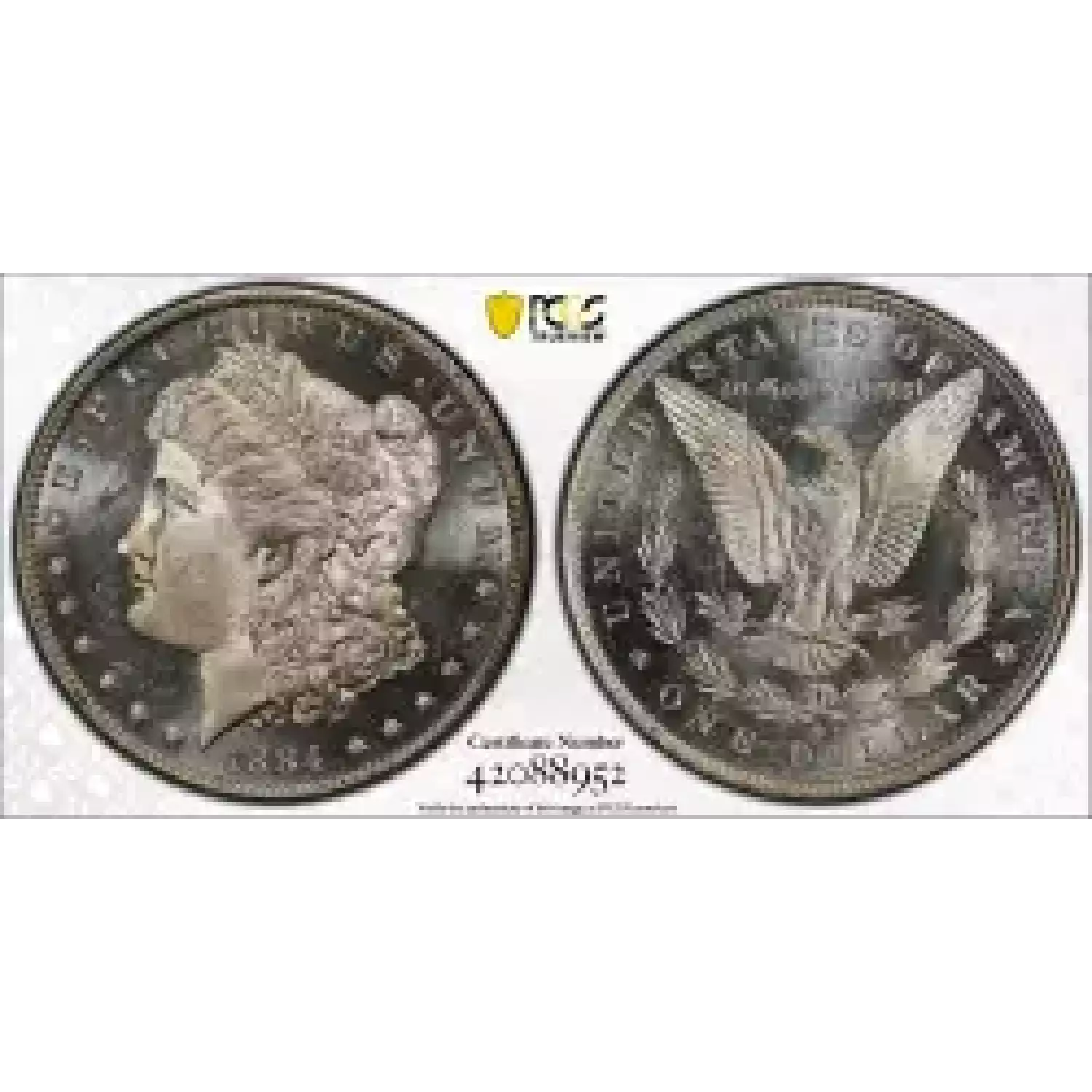 1884-O Morgan Silver Dollar PCGS MS-65 DMPL CAC, Sight White - Bob Paul Rare Coins