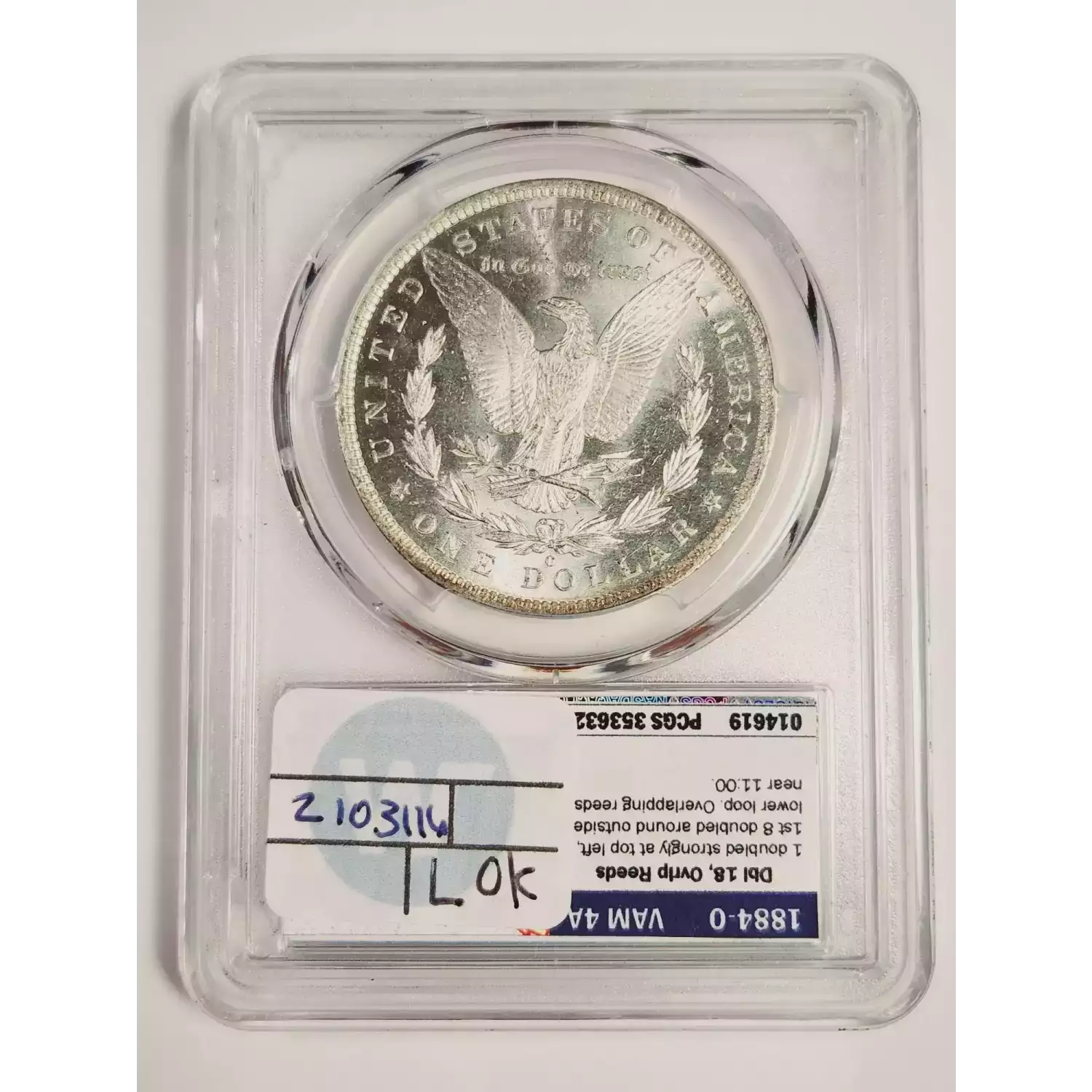 1884-O Morgan Silver Dollar PCGS MS-63 DMPL - Bob Paul Rare Coins