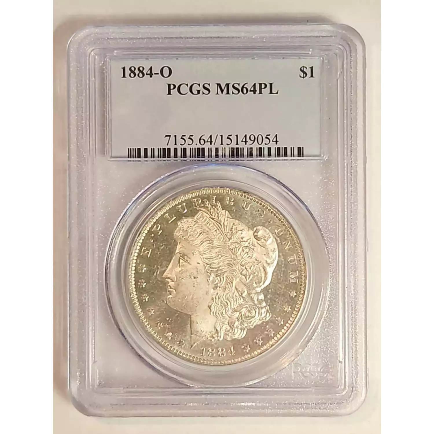 1884-O Morgan Silver Dollar PCGS MS-64 PL - Bob Paul Rare Coins