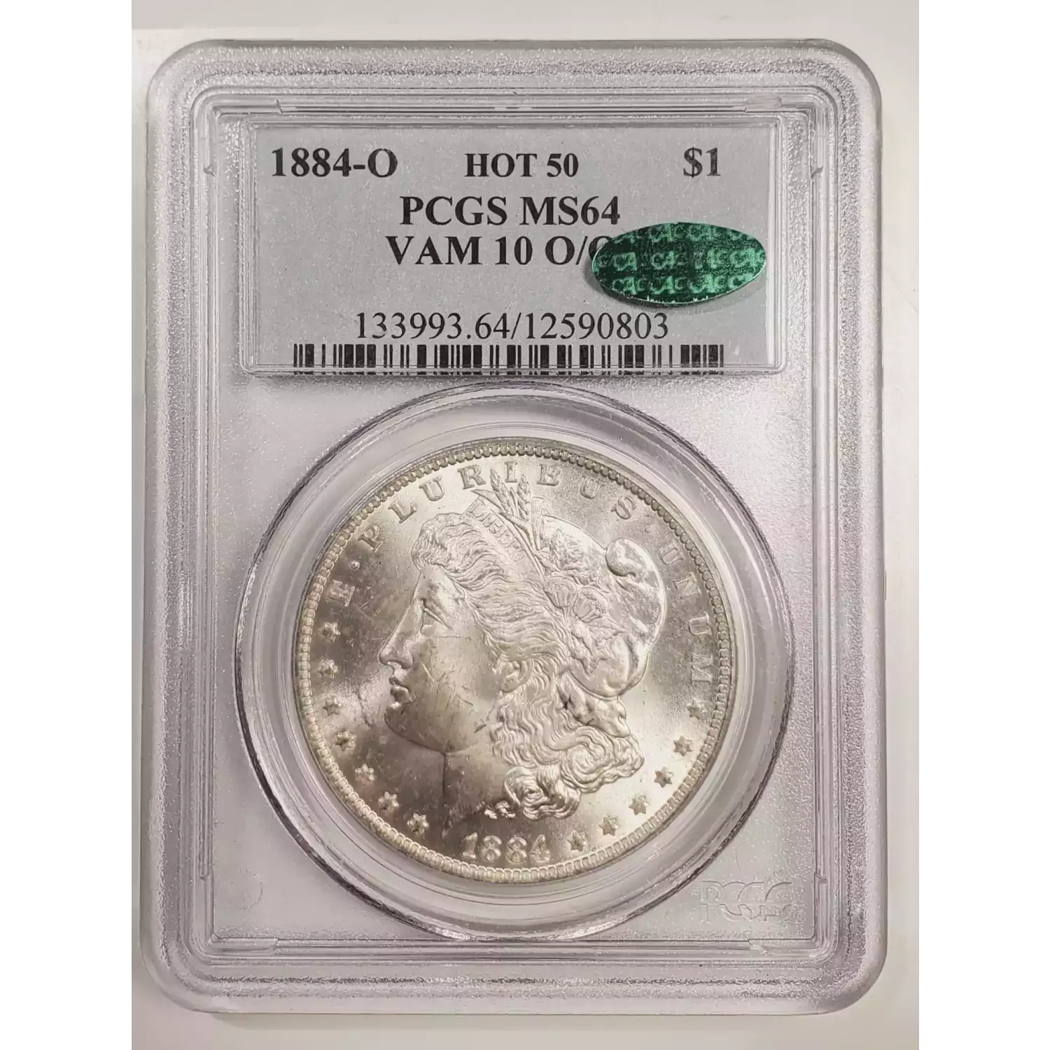 1884-O Morgan Silver Dollar PCGS MS-64 VAM 10 O/O - Top 50 CAC - Bob Paul Rare Coins