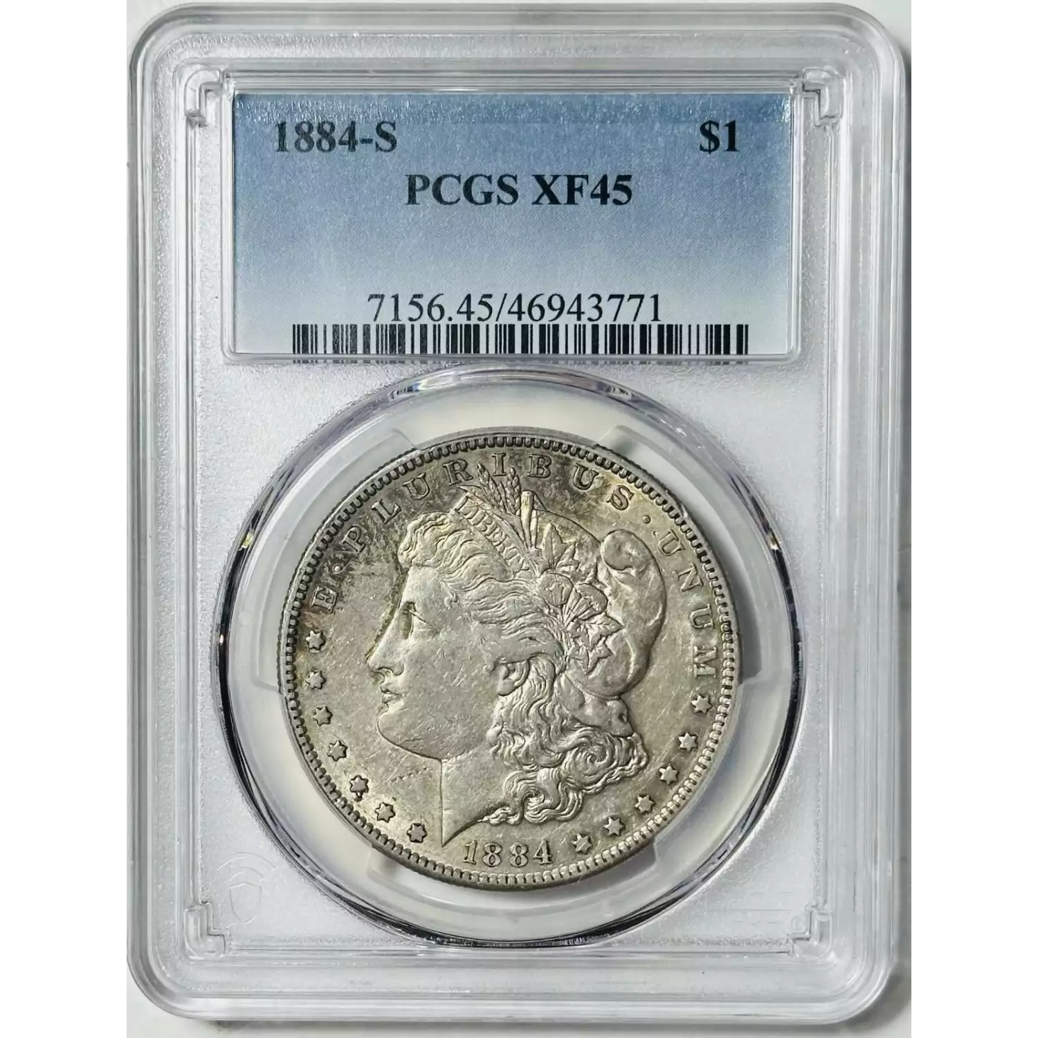 1884-S Morgan Silver Dollar PCGS XF-45 - Bob Paul Rare Coins