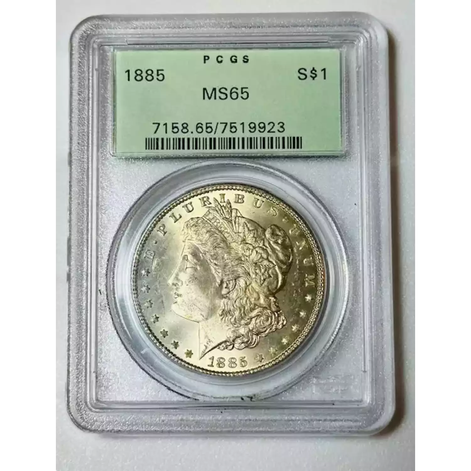 1885 Morgan Silver Dollar PCGS MS-65 Old Green Holder OGH - Bob Paul ...