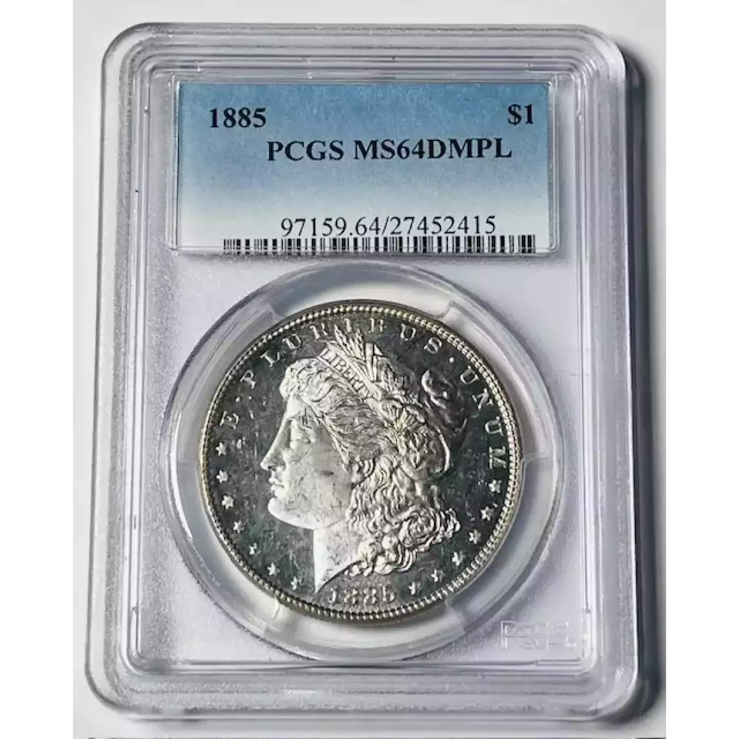 1885 Morgan Silver Dollar PCGS MS-64 DMPL - Bob Paul Rare Coins