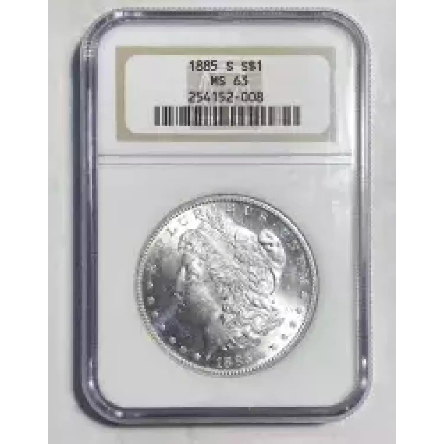 1885-S Morgan Silver Dollar NGC MS-63 - Bob Paul Rare Coins