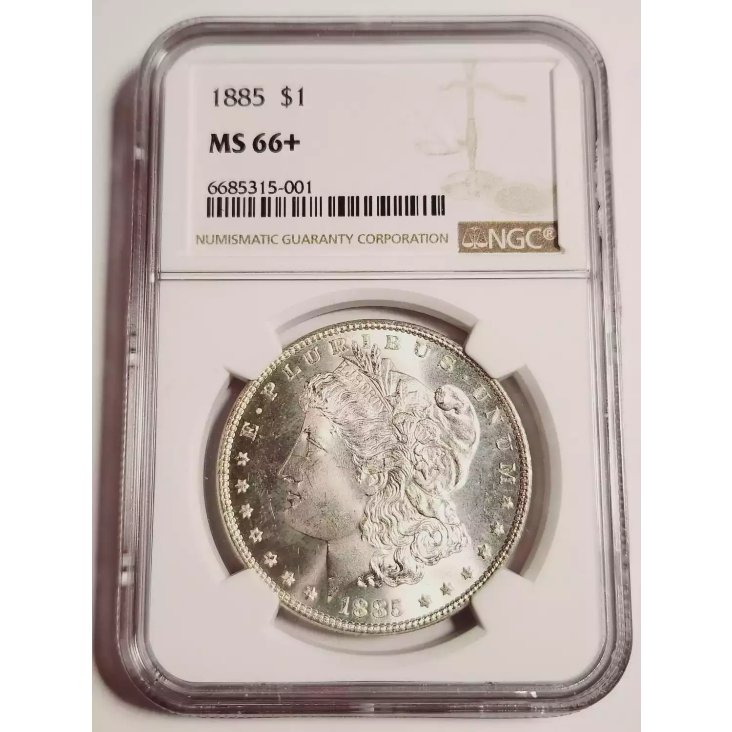 1885 Morgan Silver Dollar NGC MS-66+ - Bob Paul Rare Coins