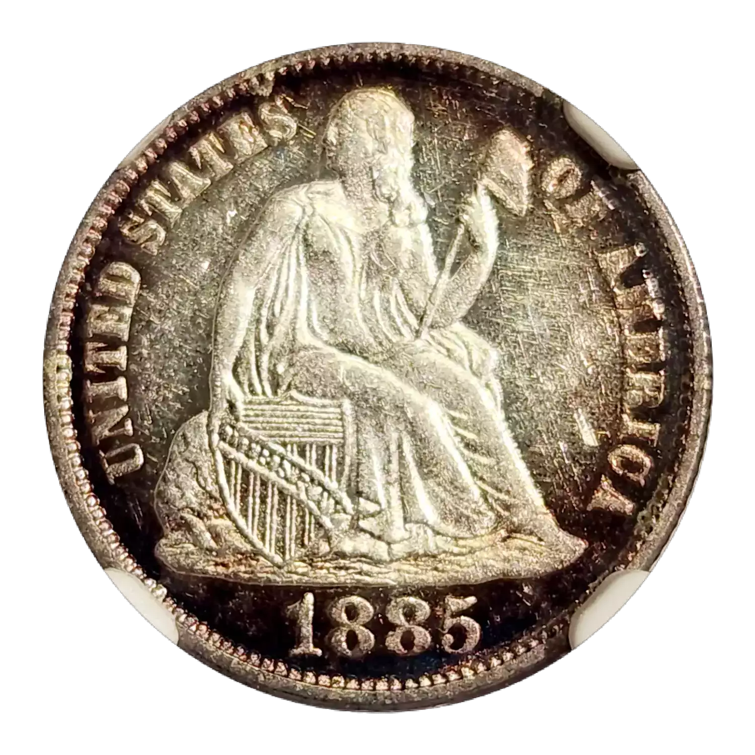 1885 Liberty Seated Dime NGC PF-62 - Bob Paul Rare Coins