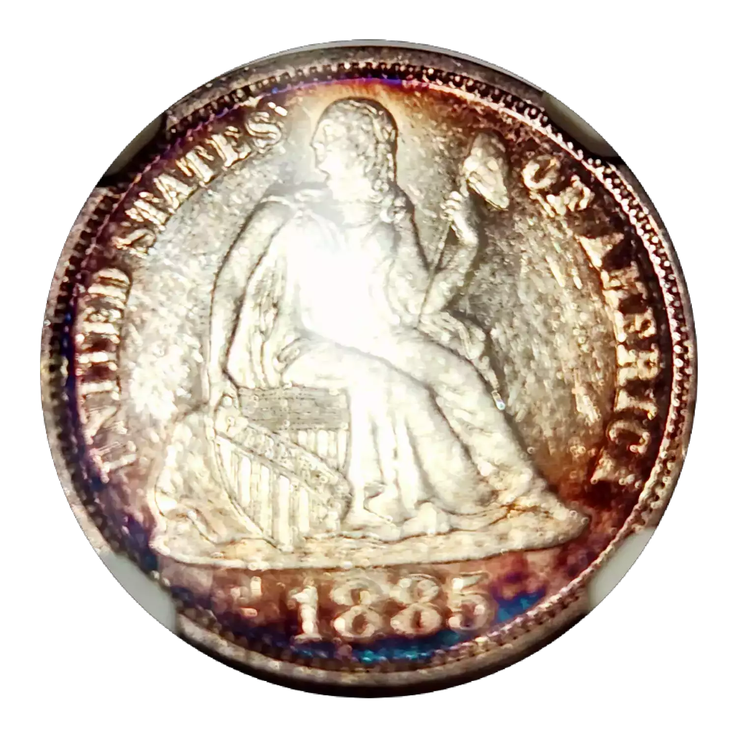 1885 Liberty Seated Dime NGC PF-62 - Bob Paul Rare Coins