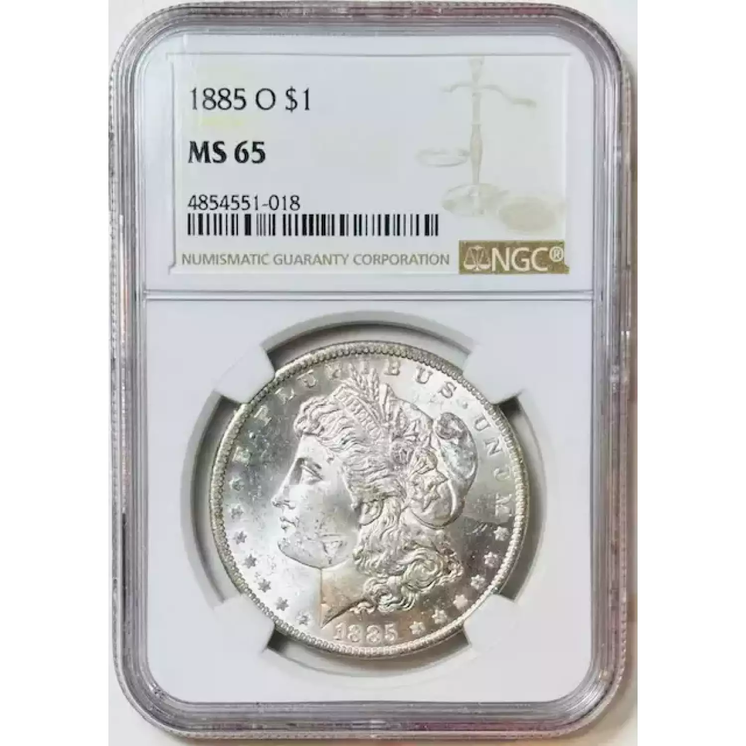 1885-O Morgan Silver Dollar NGC MS-65 - Bob Paul Rare Coins