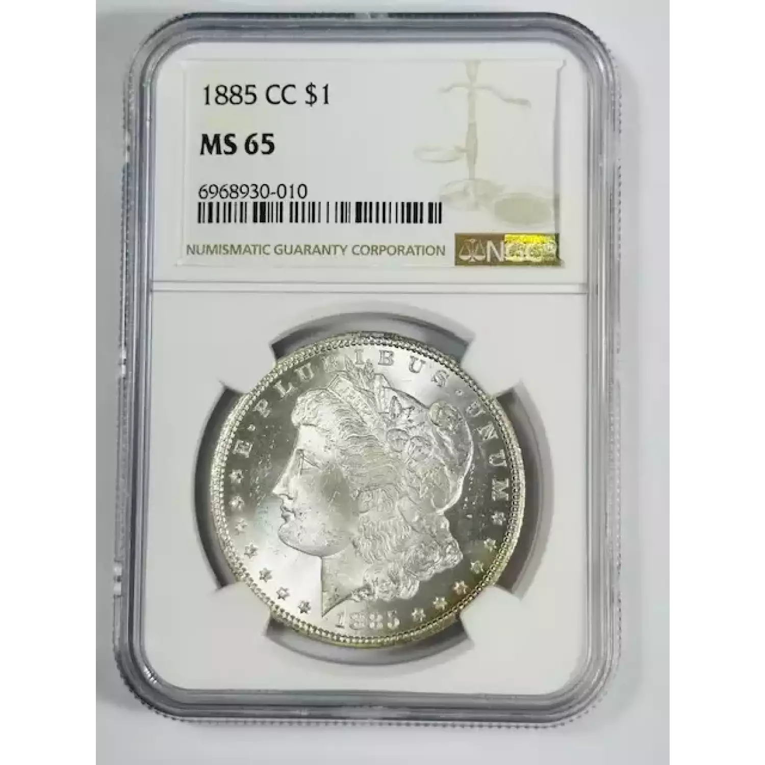 1885-CC Morgan Silver Dollar NGC MS-65 Frosty Carson City! - Bob Paul ...