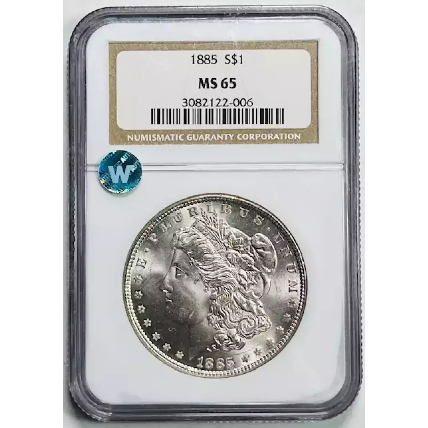 1885 Morgan Silver Dollar NGC MS-65 Sight White - Bob Paul Rare Coins