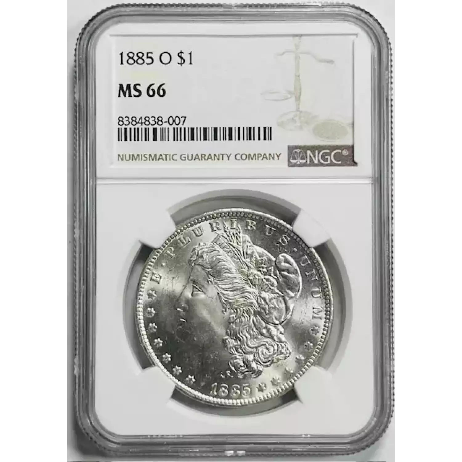 1885-O Morgan Silver Dollar NGC MS-66 White! - Bob Paul Rare Coins