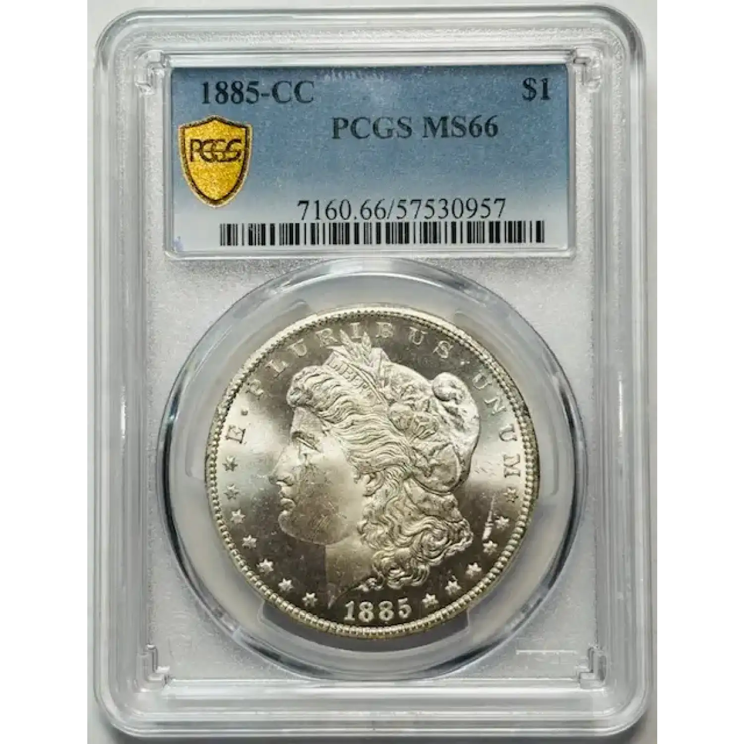 1885-CC Morgan Silver Dollar PCGS MS-66 - Bob Paul Rare Coins